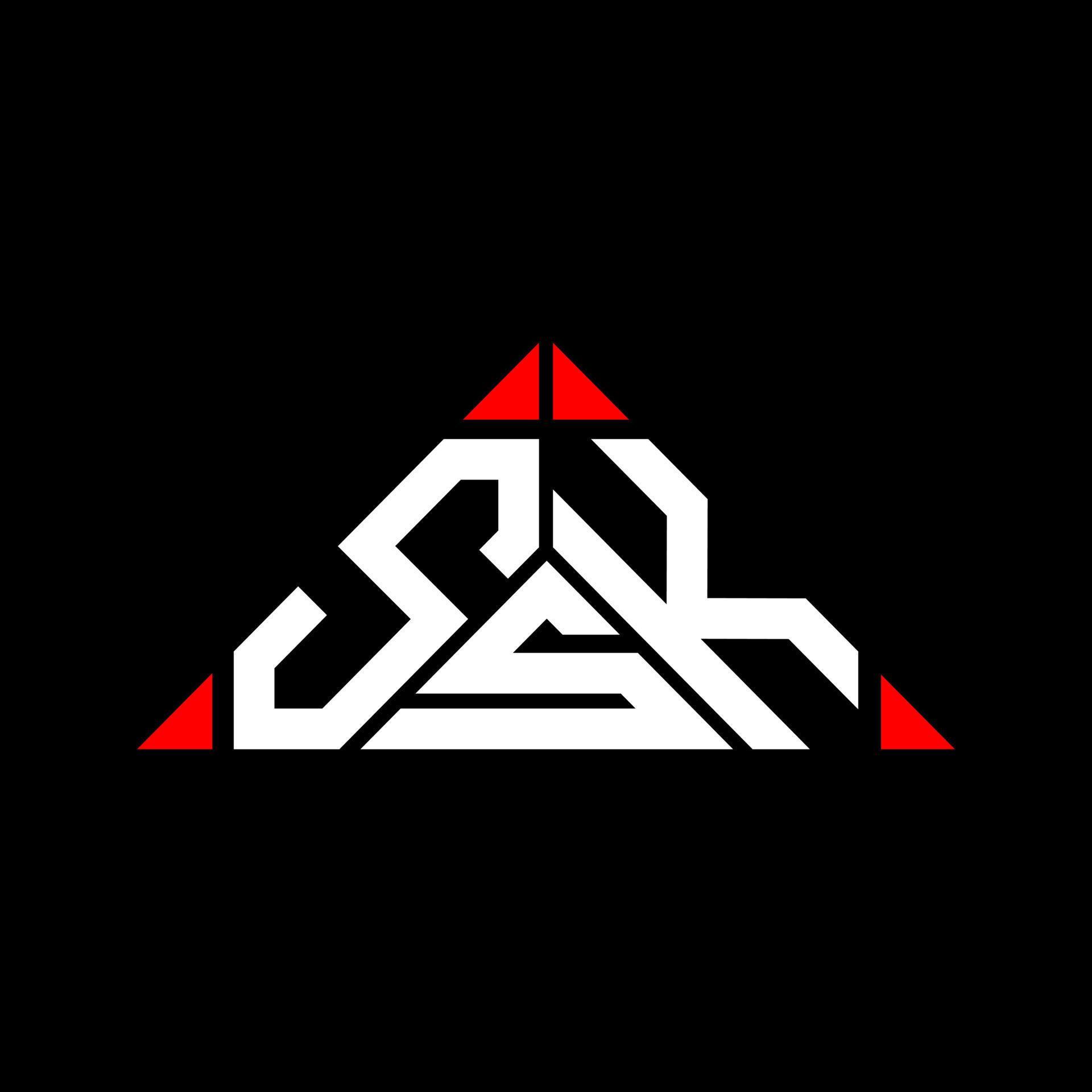 Diseño creativo del logotipo de la letra ssk con gráfico vectorial, logotipo simple y moderno de ...
