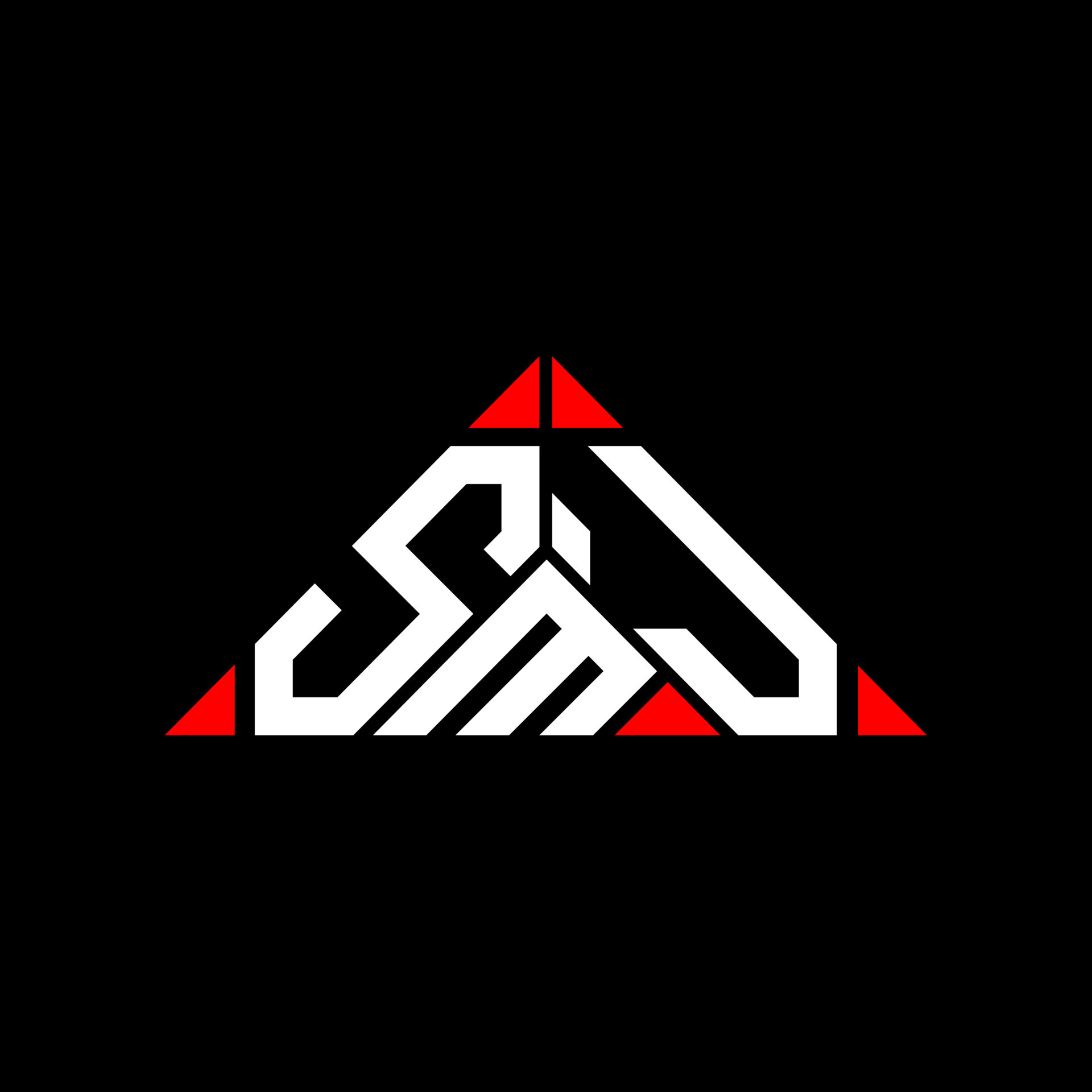 Smj Letter Logo Creative Design With Vector Graphic Smj Simple And Modern Logo 16925521 Vector