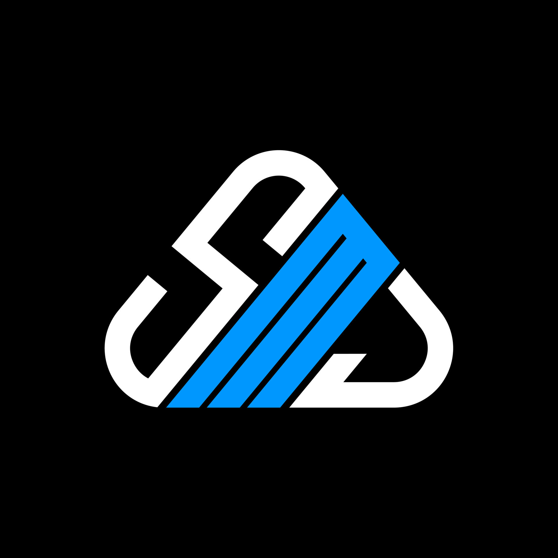 Smj Letter Logo Creative Design With Vector Graphic Smj Simple And