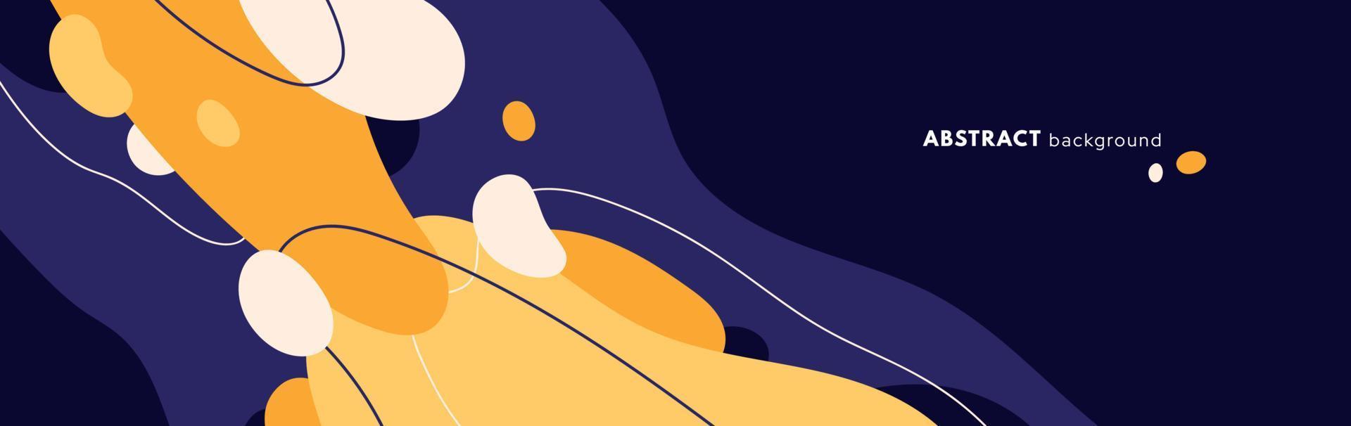 Modern Organic Background Abstract Elements Wave And Dynamic Line Compositions Of Colored