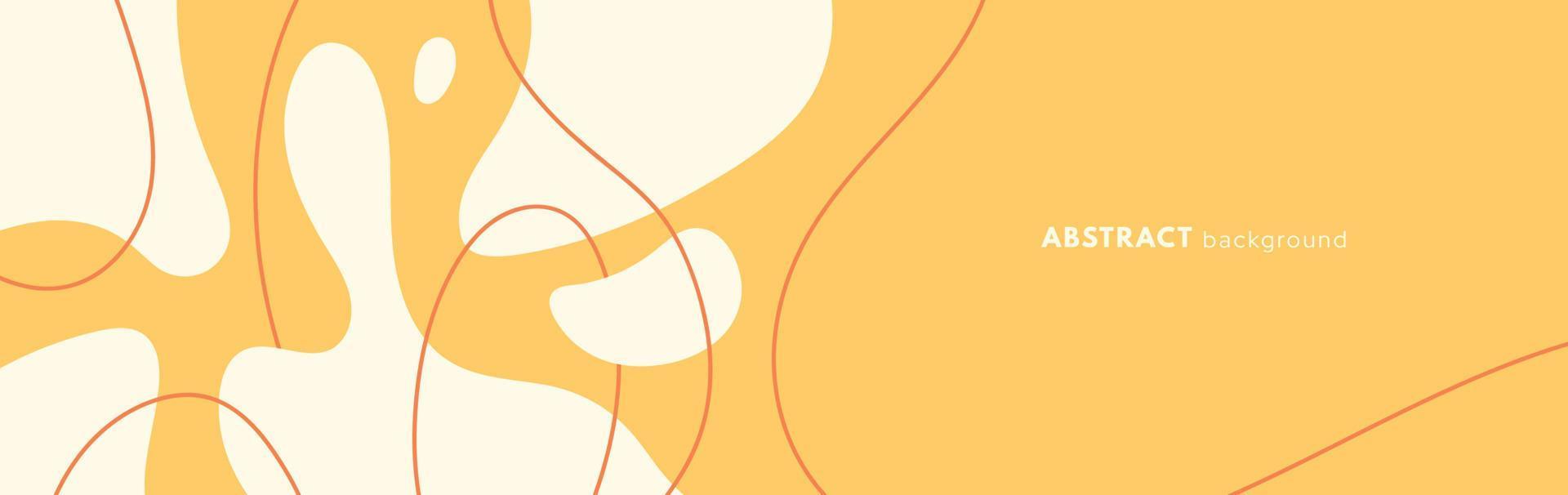 Spring Or Summer Background With Abstract Line And Dynamic Shapes