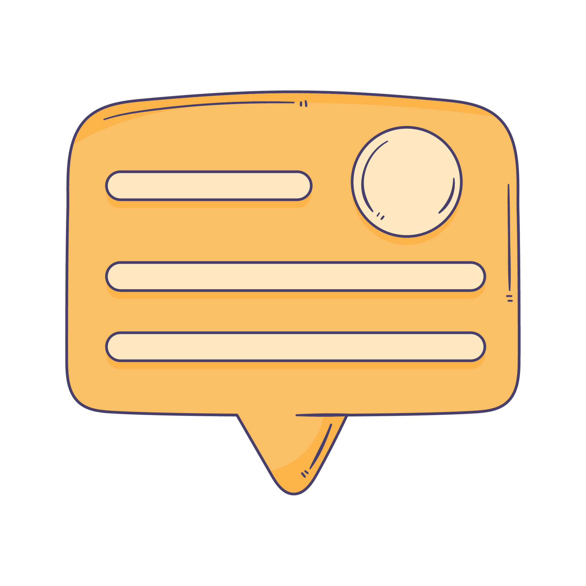 speech bubble message 16926896 Vector Art at Vecteezy