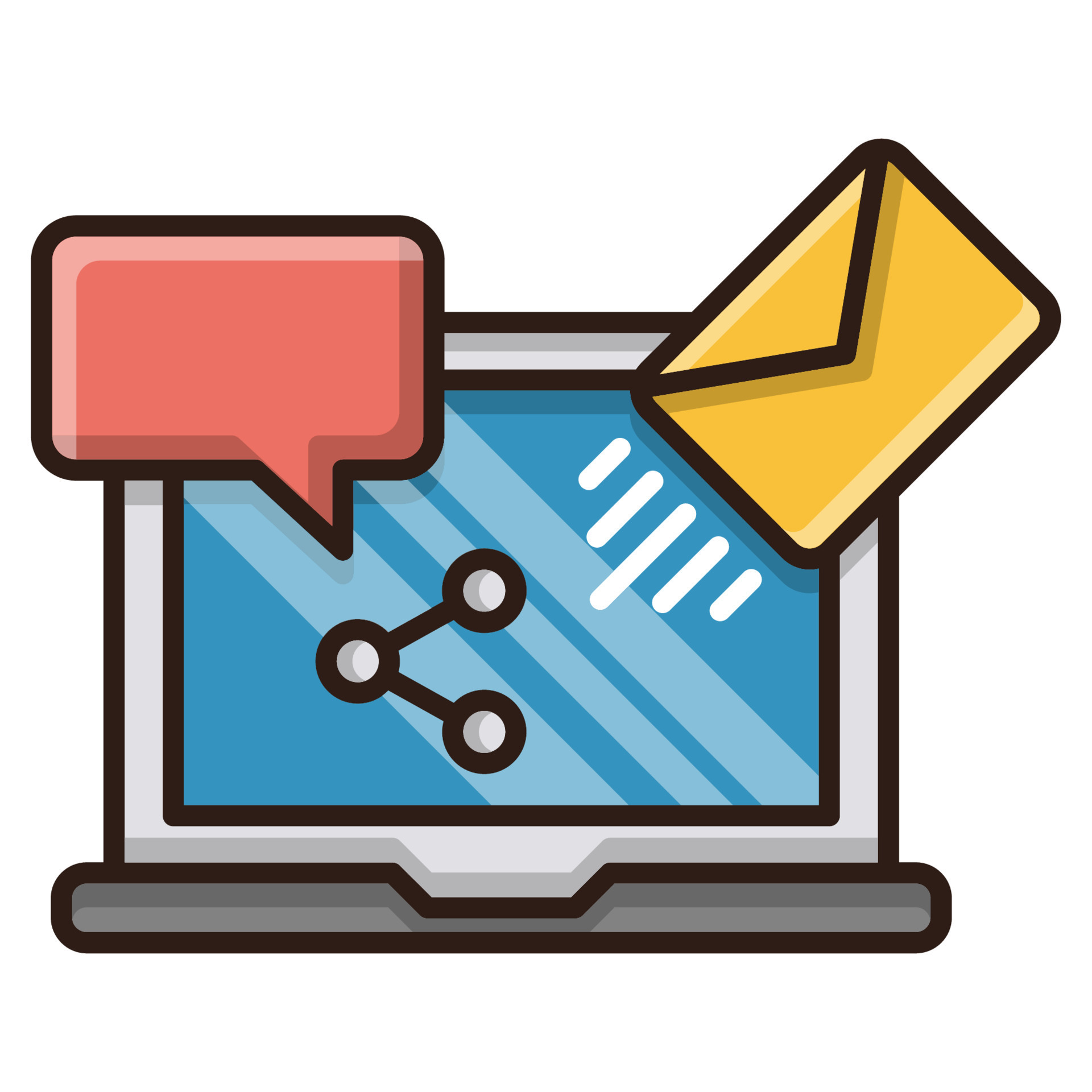 digital marketing icon, suitable for a wide range of digital creative ...