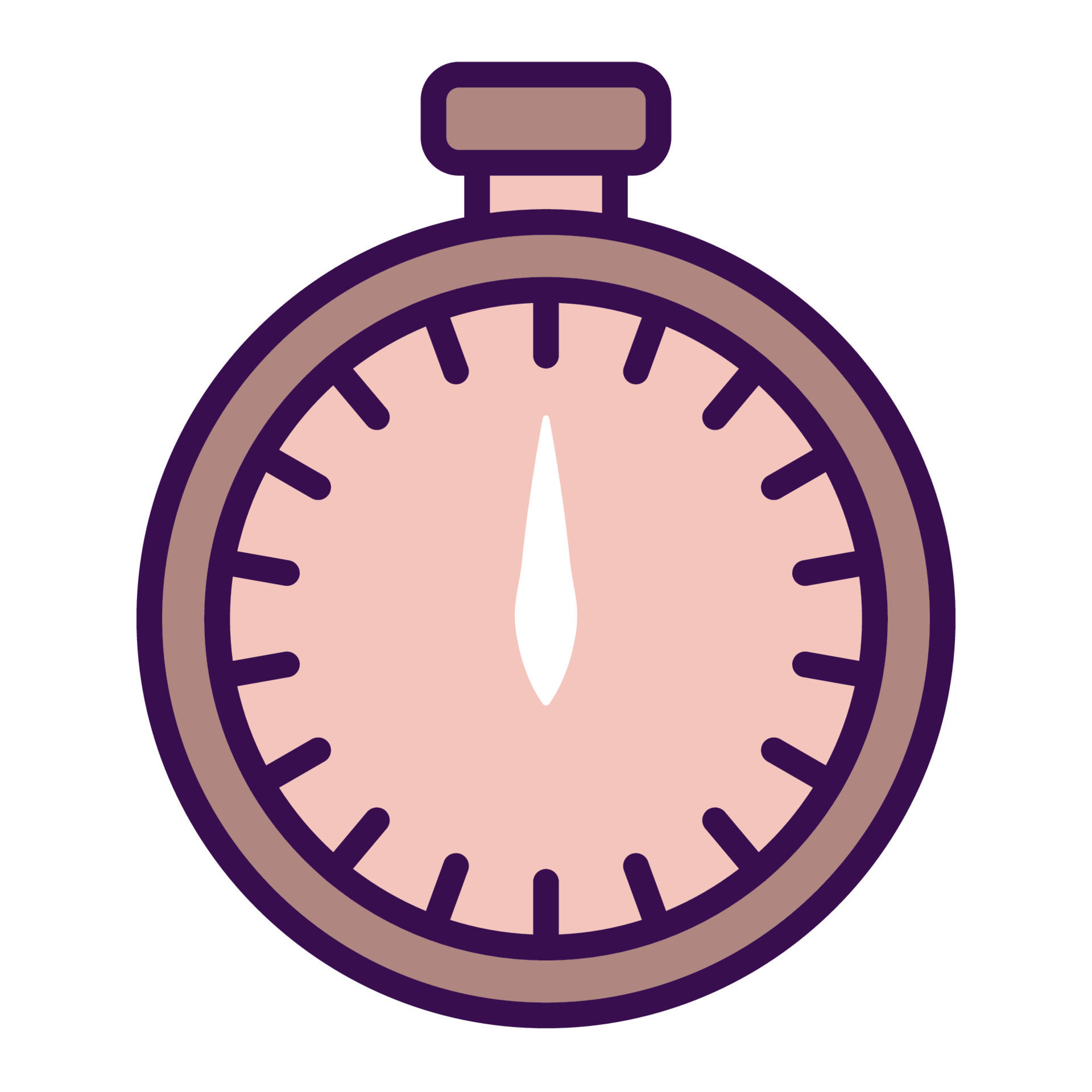 Timer icon, suitable for a wide range of digital creative projects ...