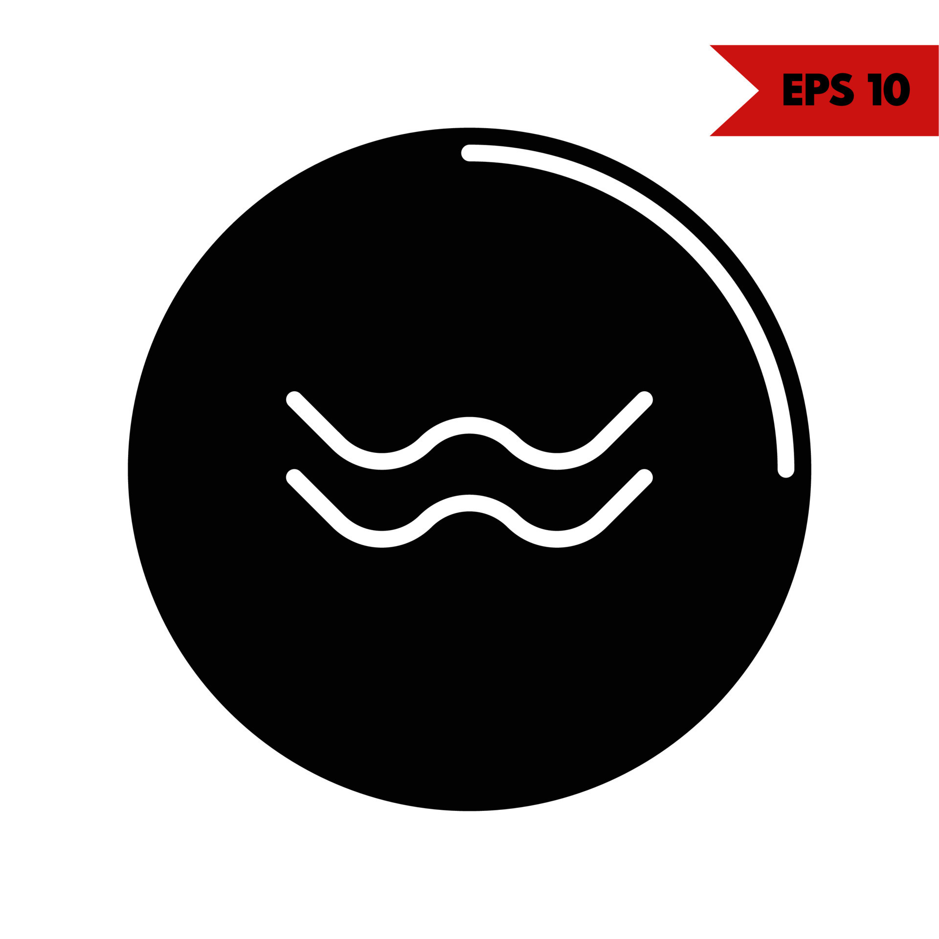 Illustration of circle glyph icon 16934489 Vector Art at Vecteezy