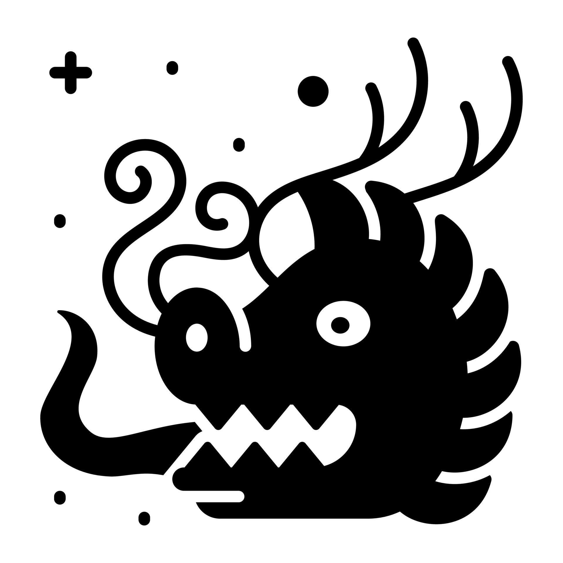 Dragon vector design isolated on white background 16936059 Vector Art ...