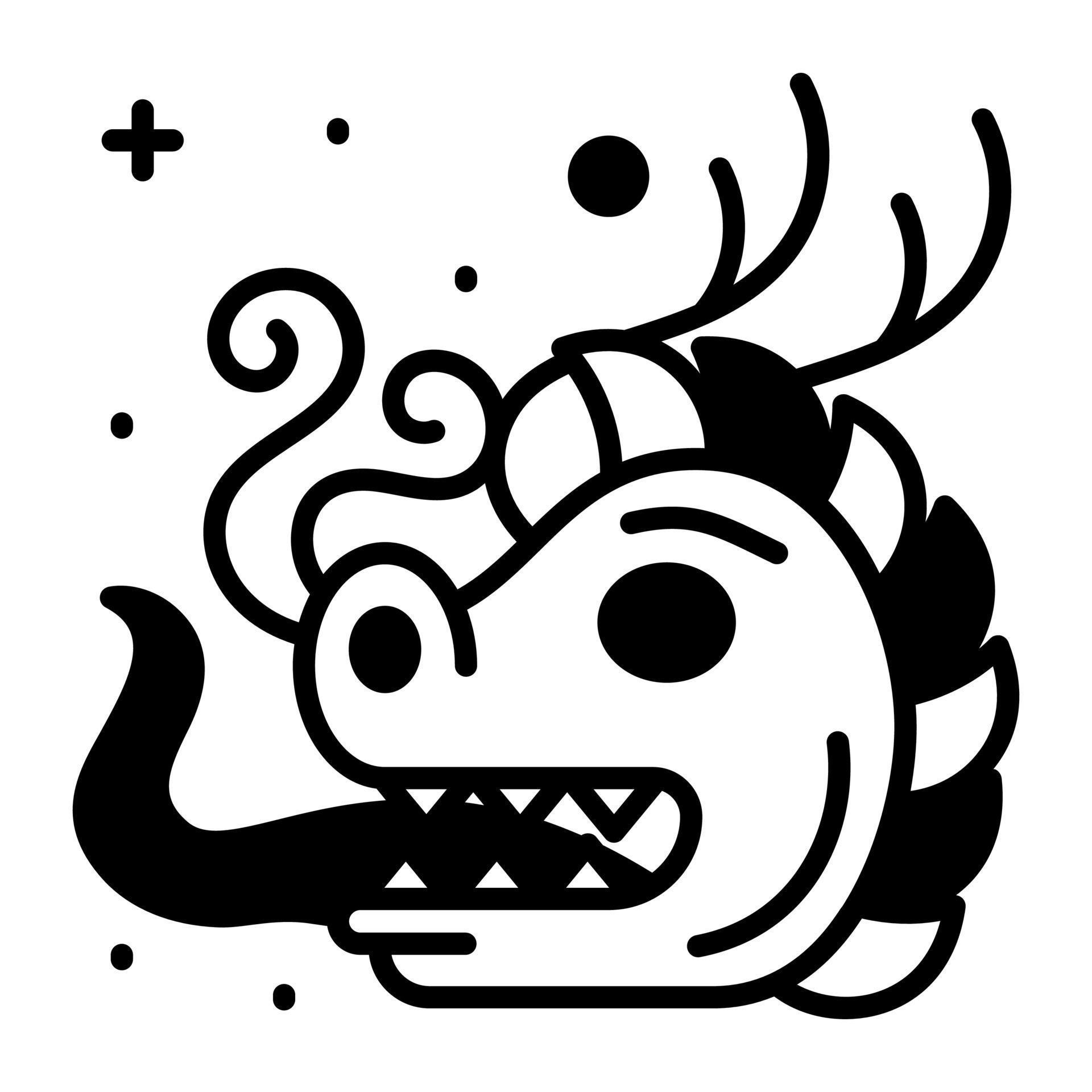 Dragon vector design isolated on white background 16936324 Vector Art ...