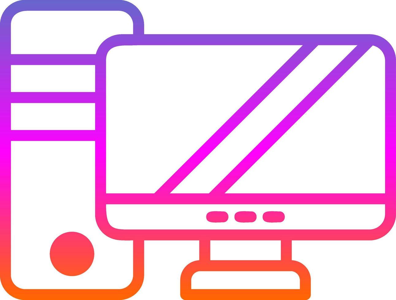 Computer Vector Icon Design 16942442 Vector Art at Vecteezy