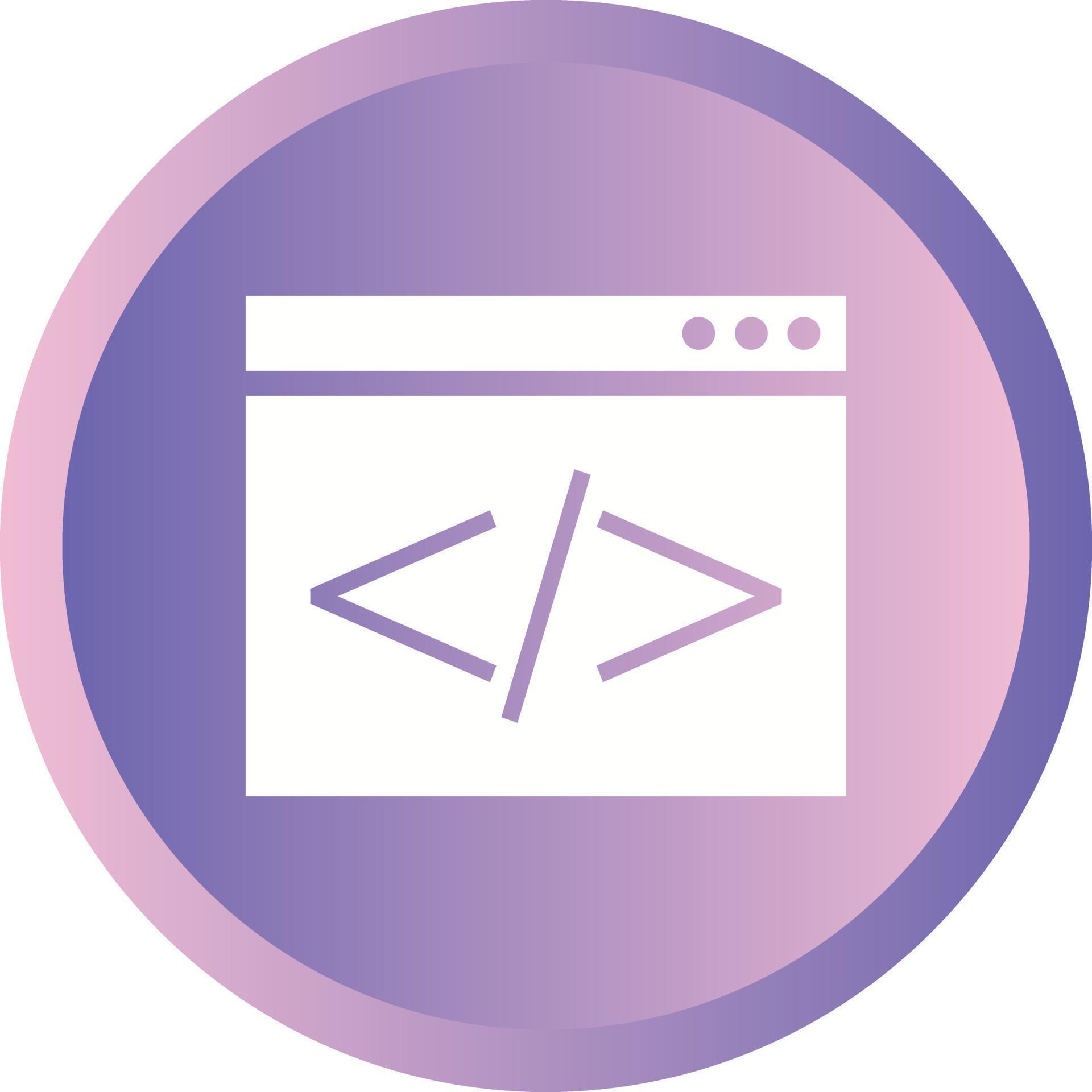 Beautiful Coding Vector Glyph icon 16951090 Vector Art at Vecteezy