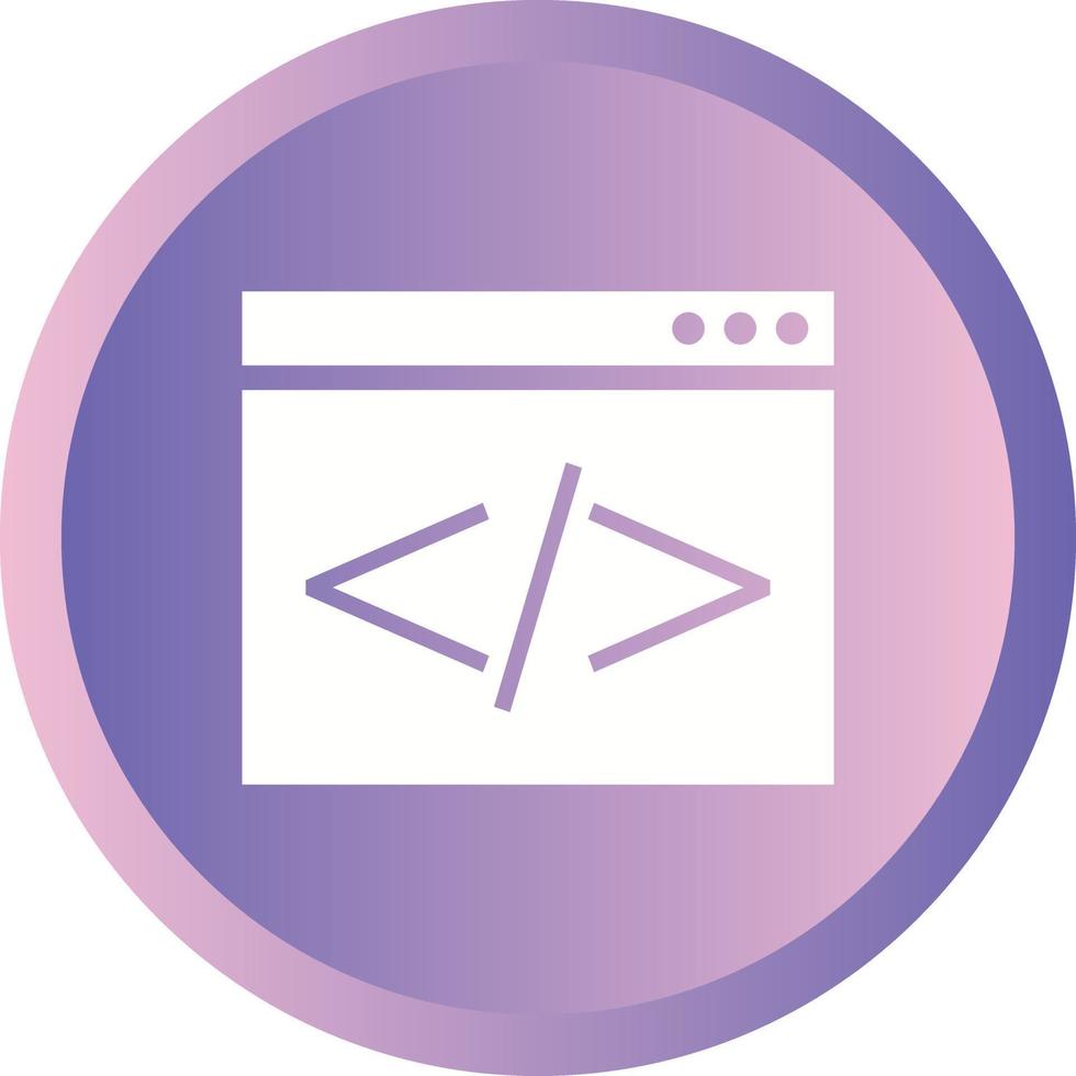 Beautiful Coding Vector Glyph icon 16951090 Vector Art at Vecteezy