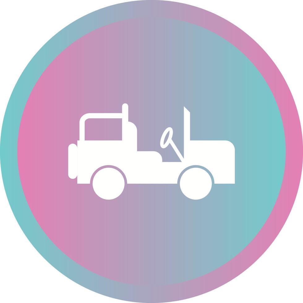 Beautiful Safari Jeep Glyph Vector Icon 16951232 Vector Art At Vecteezy