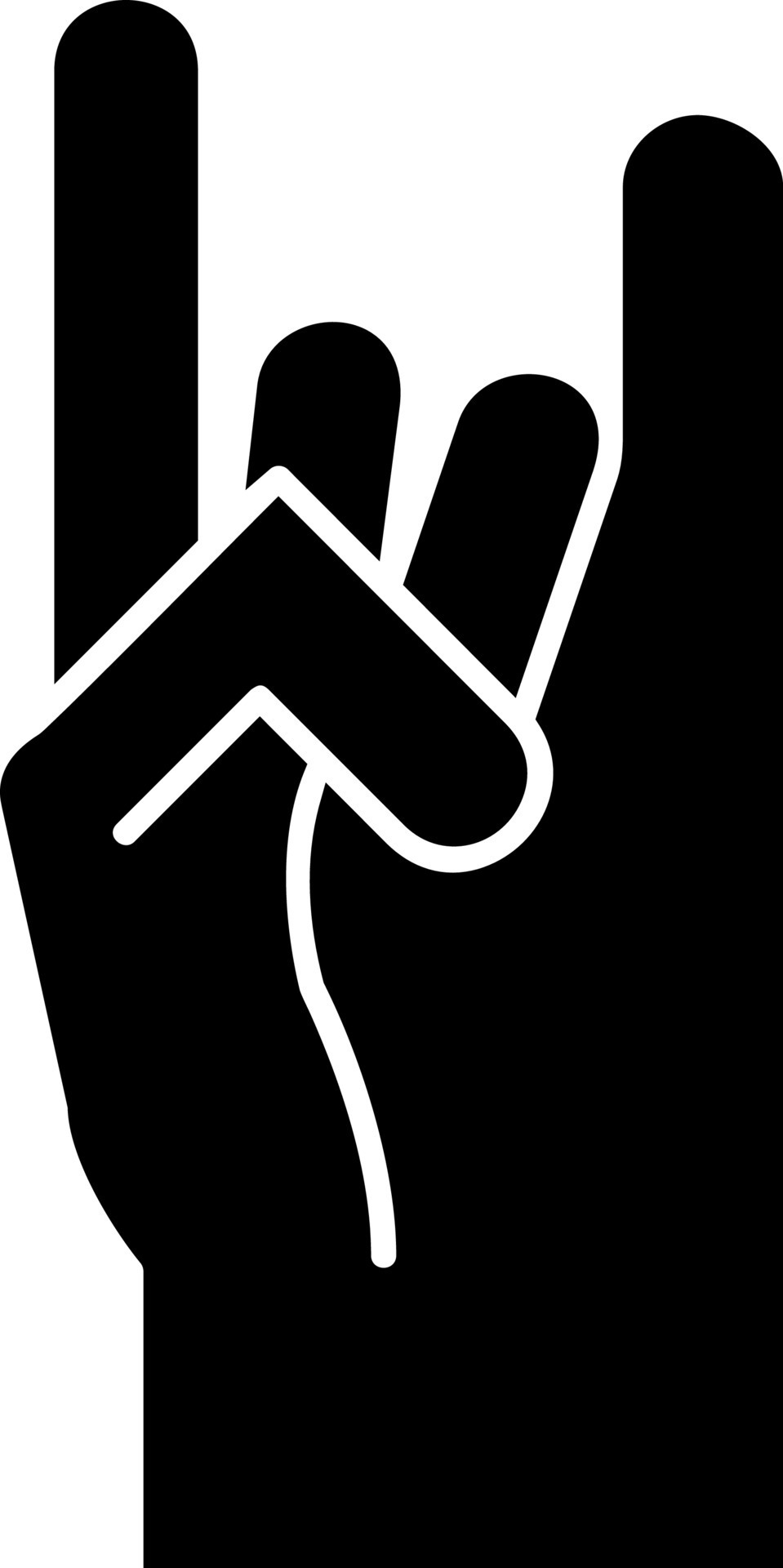 Sign Language Vector Icon Design 16953983 Vector Art at Vecteezy