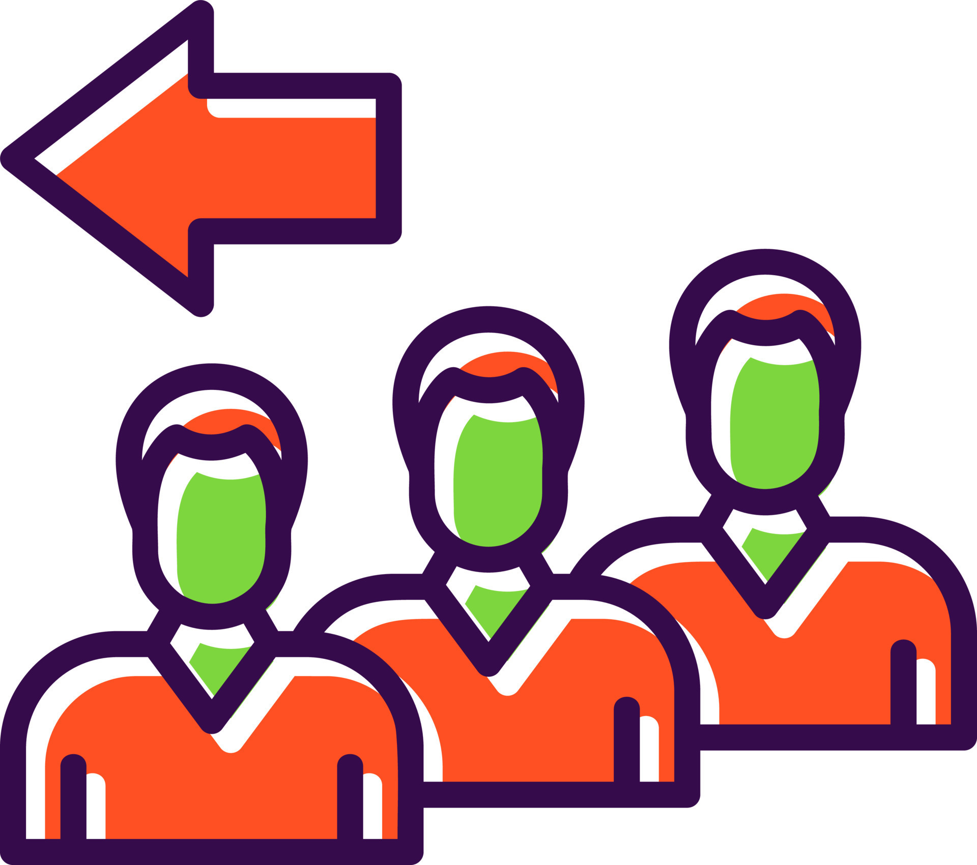 Queue Vector Icon Design 16954445 Vector Art at Vecteezy