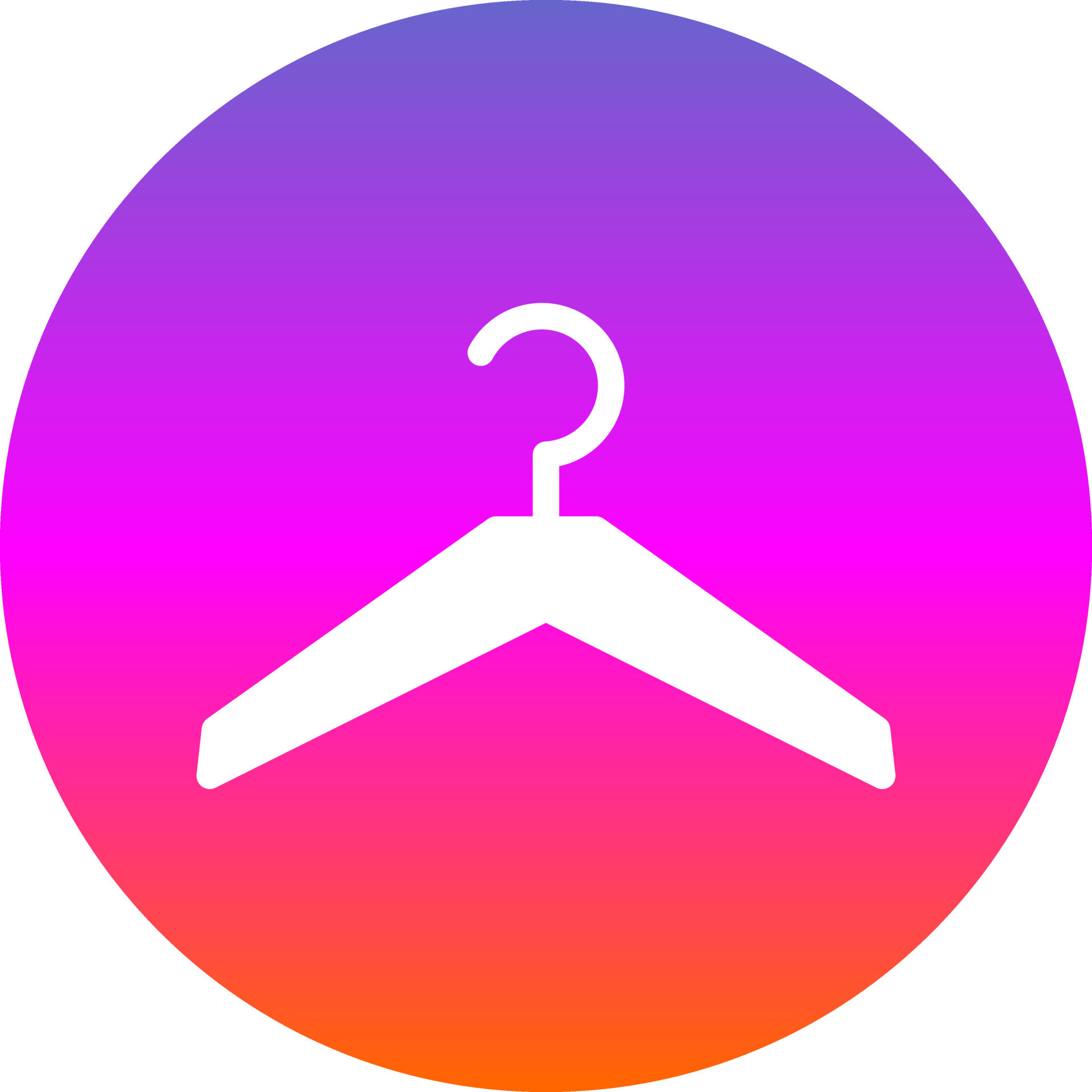 Clothes Hanger Vector Icon Design 16966272 Vector Art At Vecteezy