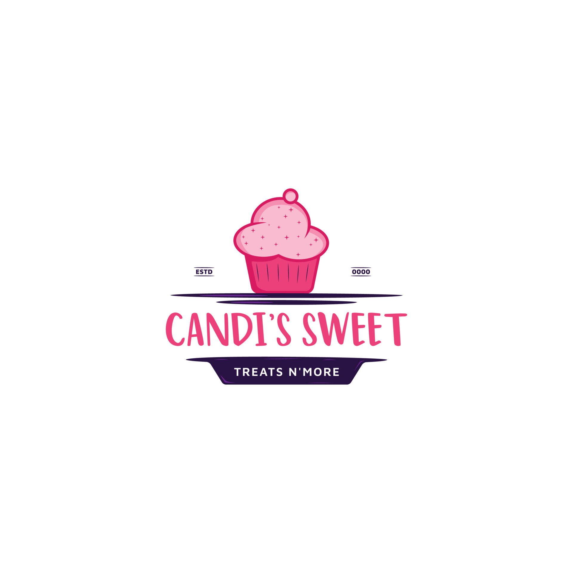Sweet Cake Logo Cupcake Logo Icon 16968394 Vector Art At Vecteezy