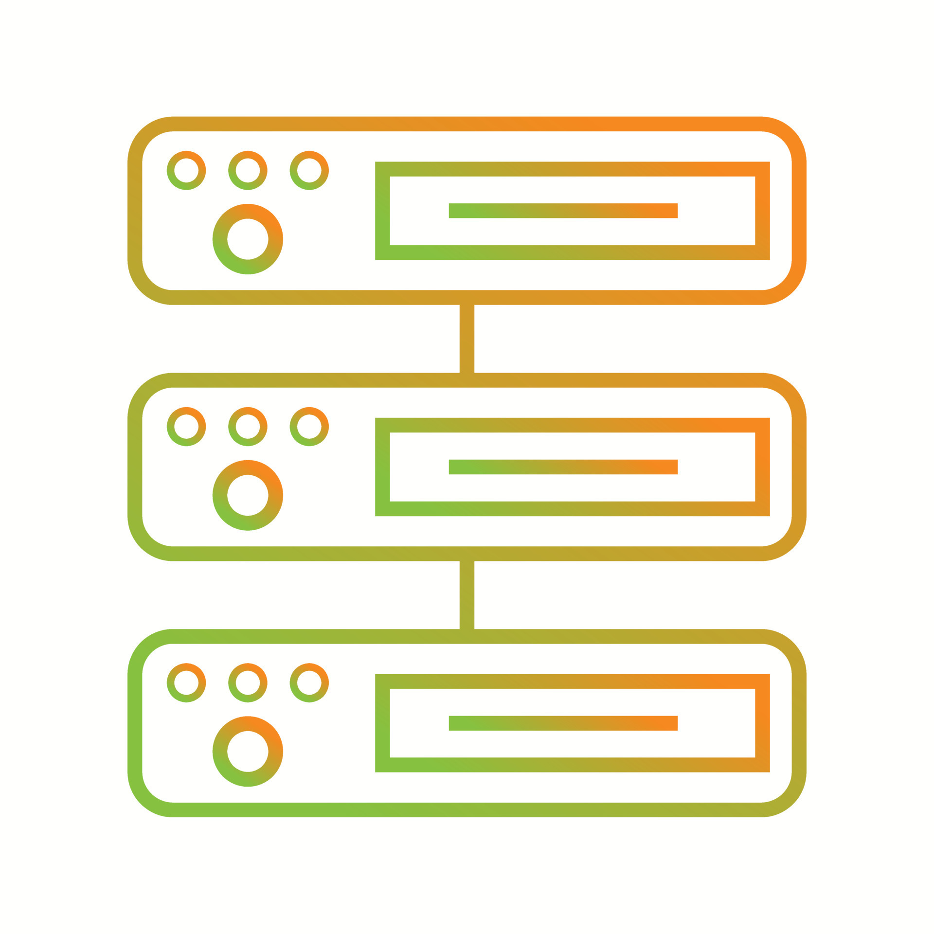 Beautiful Database vector line icon 16972576 Vector Art at Vecteezy