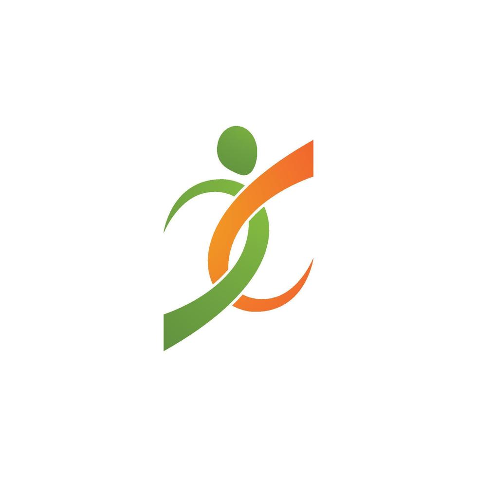 Human character logo sign 16974789 Vector Art at Vecteezy