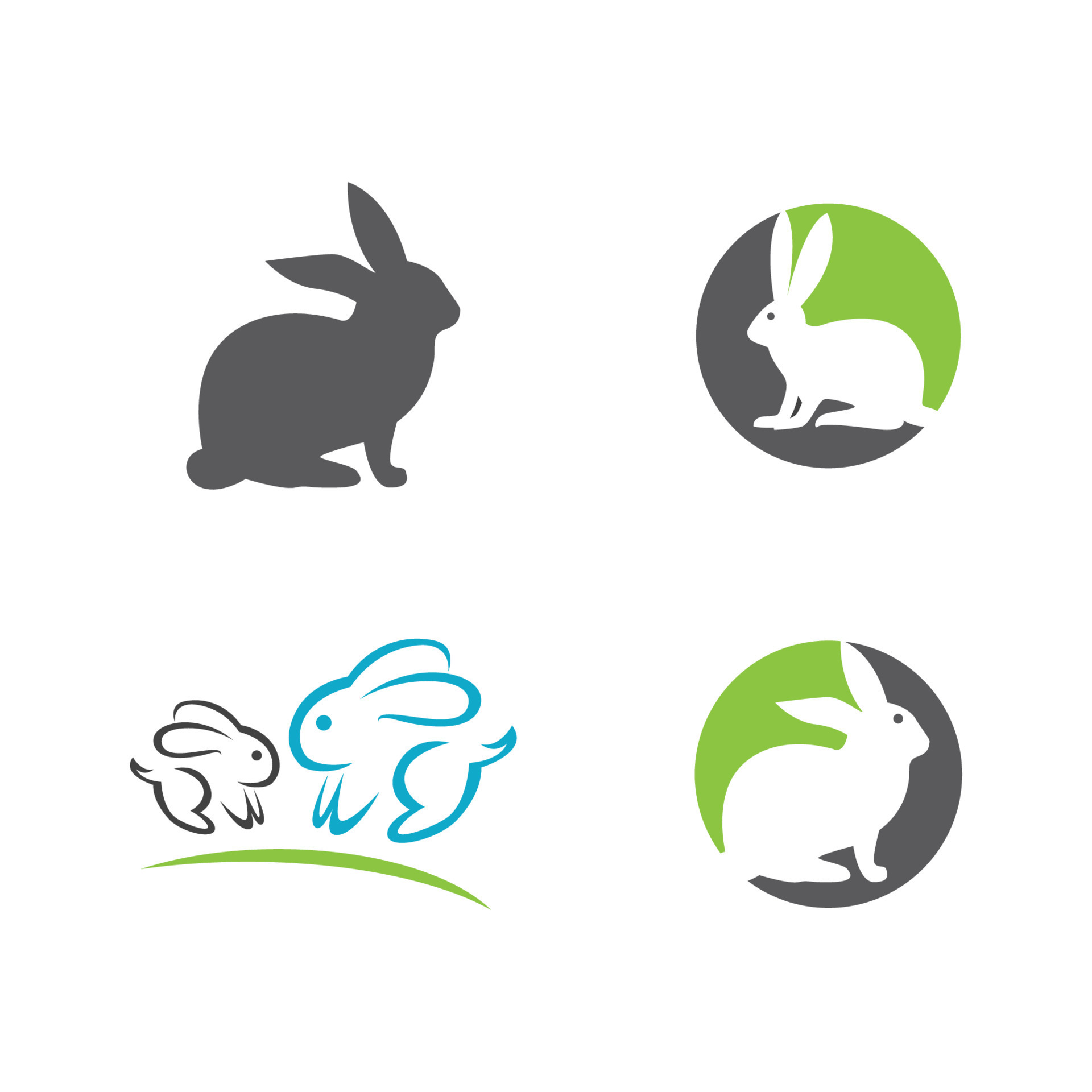 Rabbit vector icon illustration design 16974933 Vector Art at Vecteezy