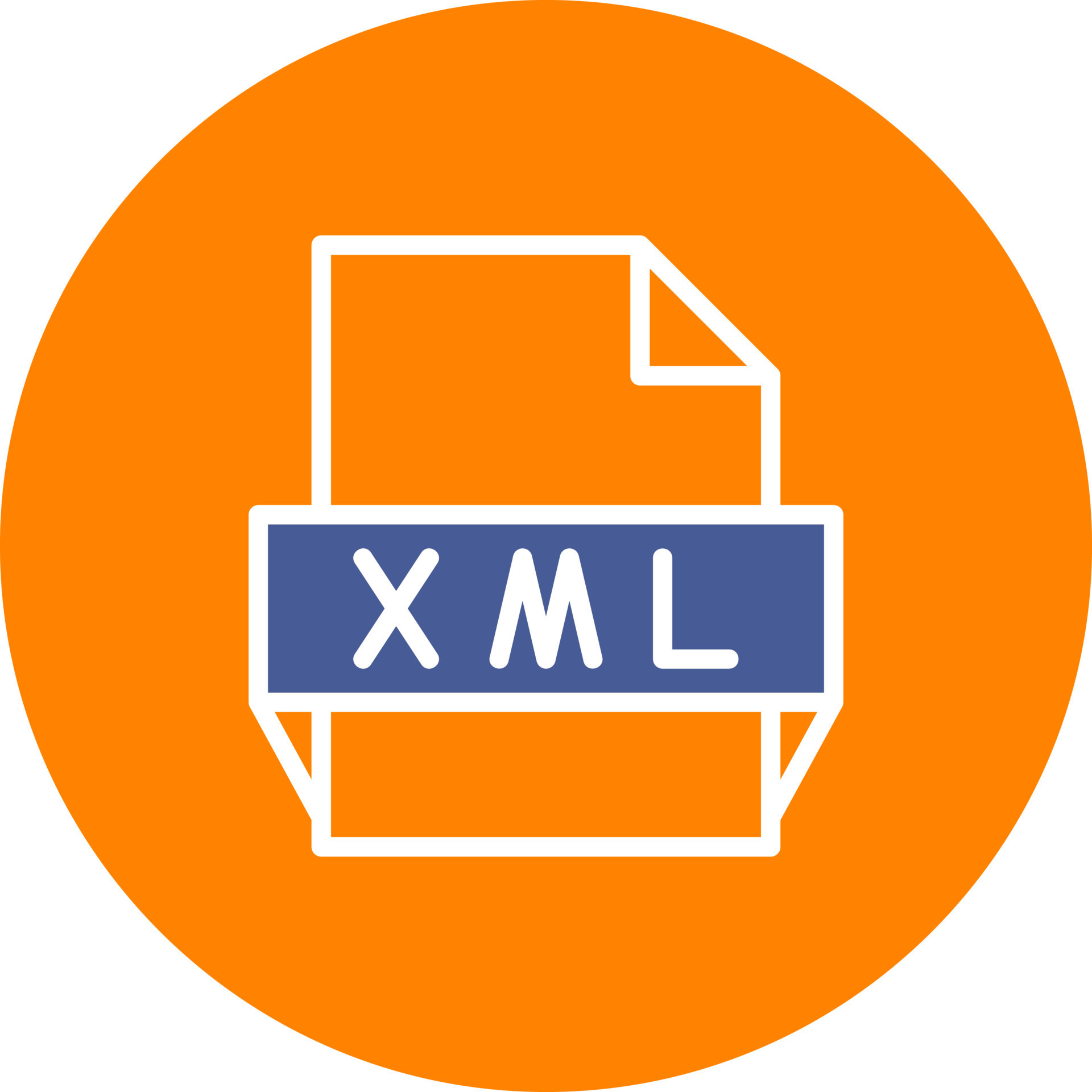 Xml File Format Icon 16979494 Vector Art At Vecteezy