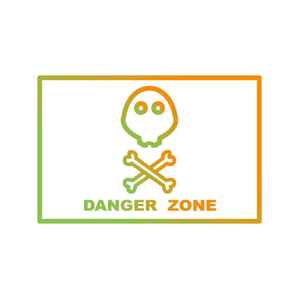Danger Zone Vector Icon 16989133 Vector Art At Vecteezy