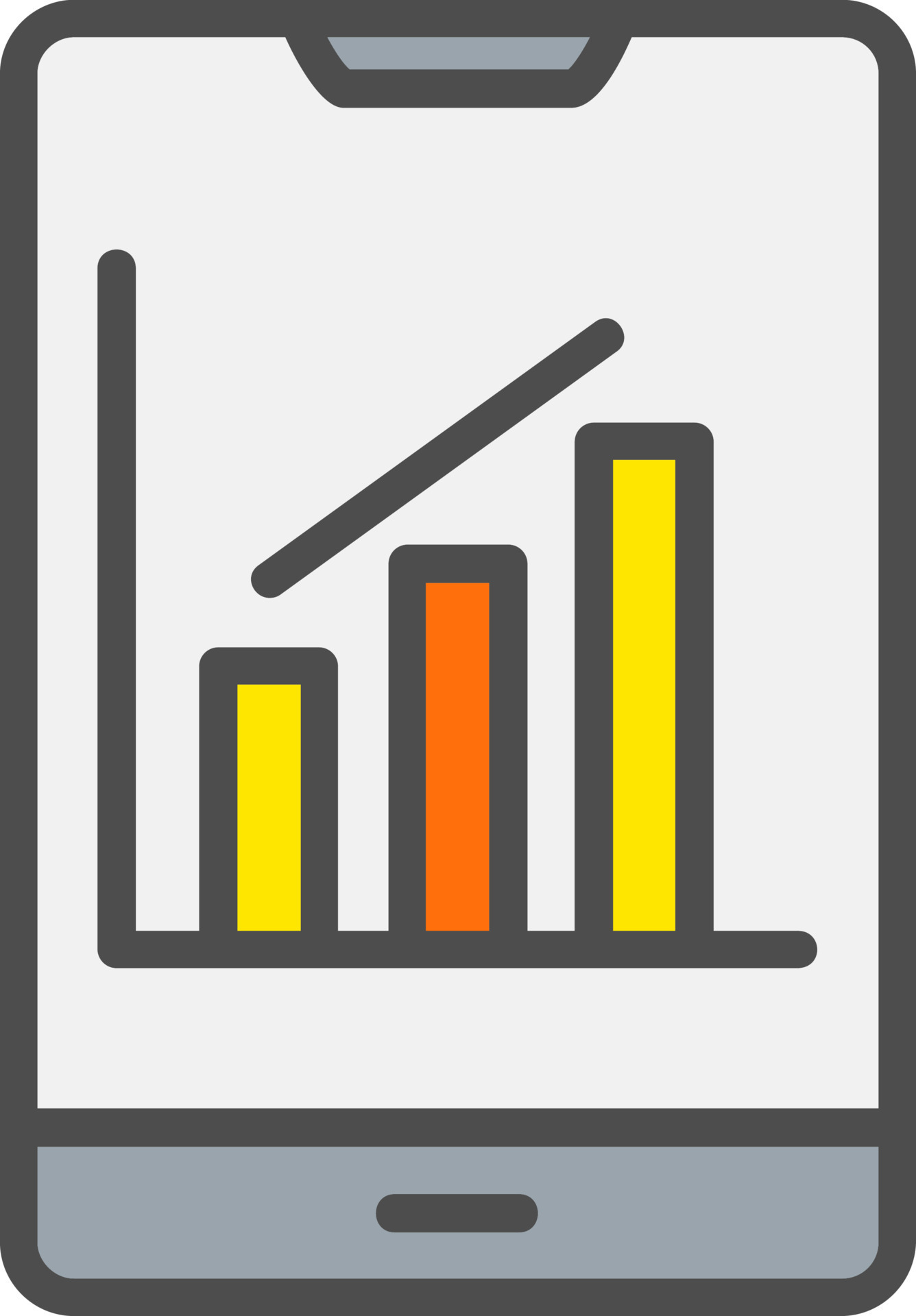 Graph Vector Icon 17003684 Vector Art At Vecteezy