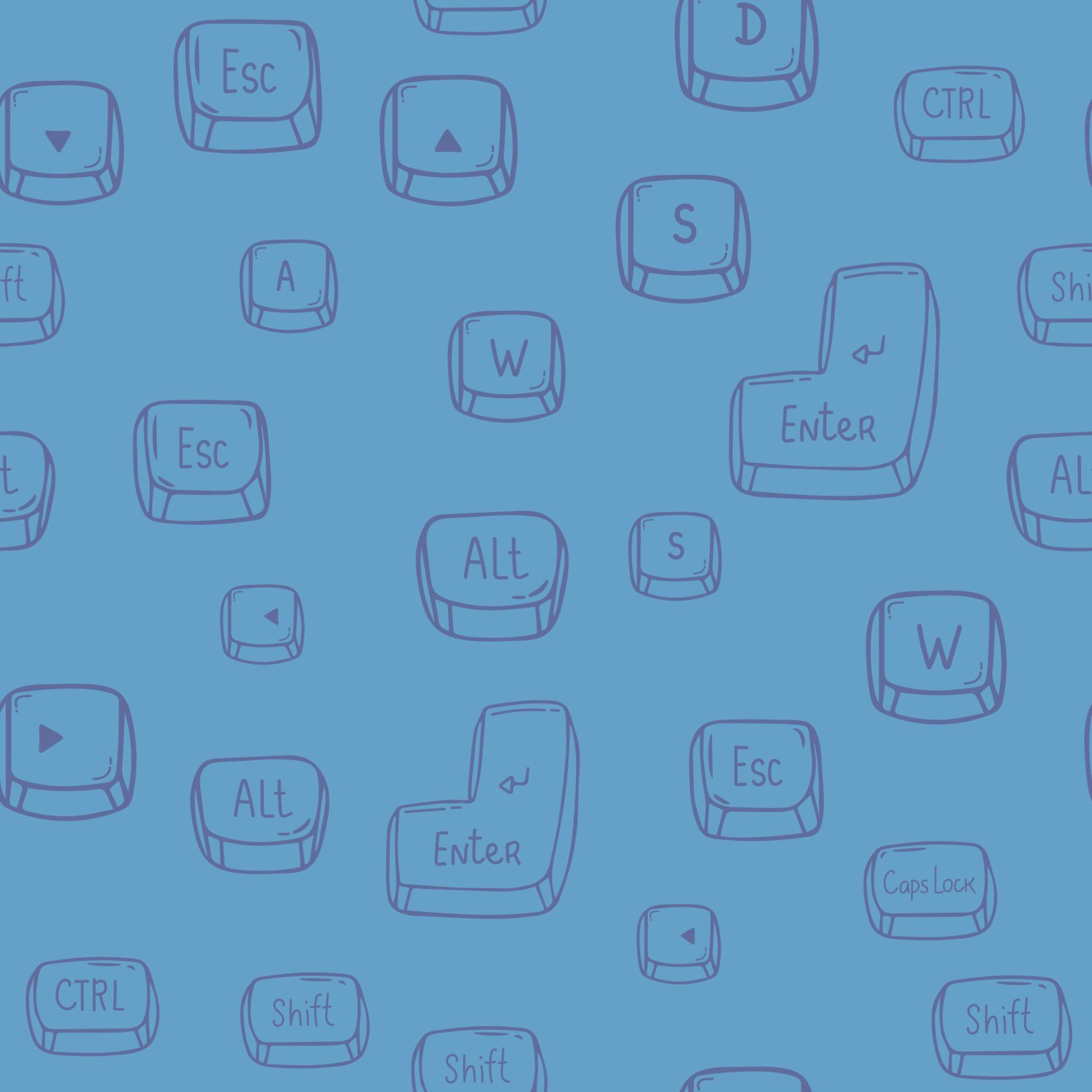 Computer keyboard background seamless. Abstract vector pattern texture ...