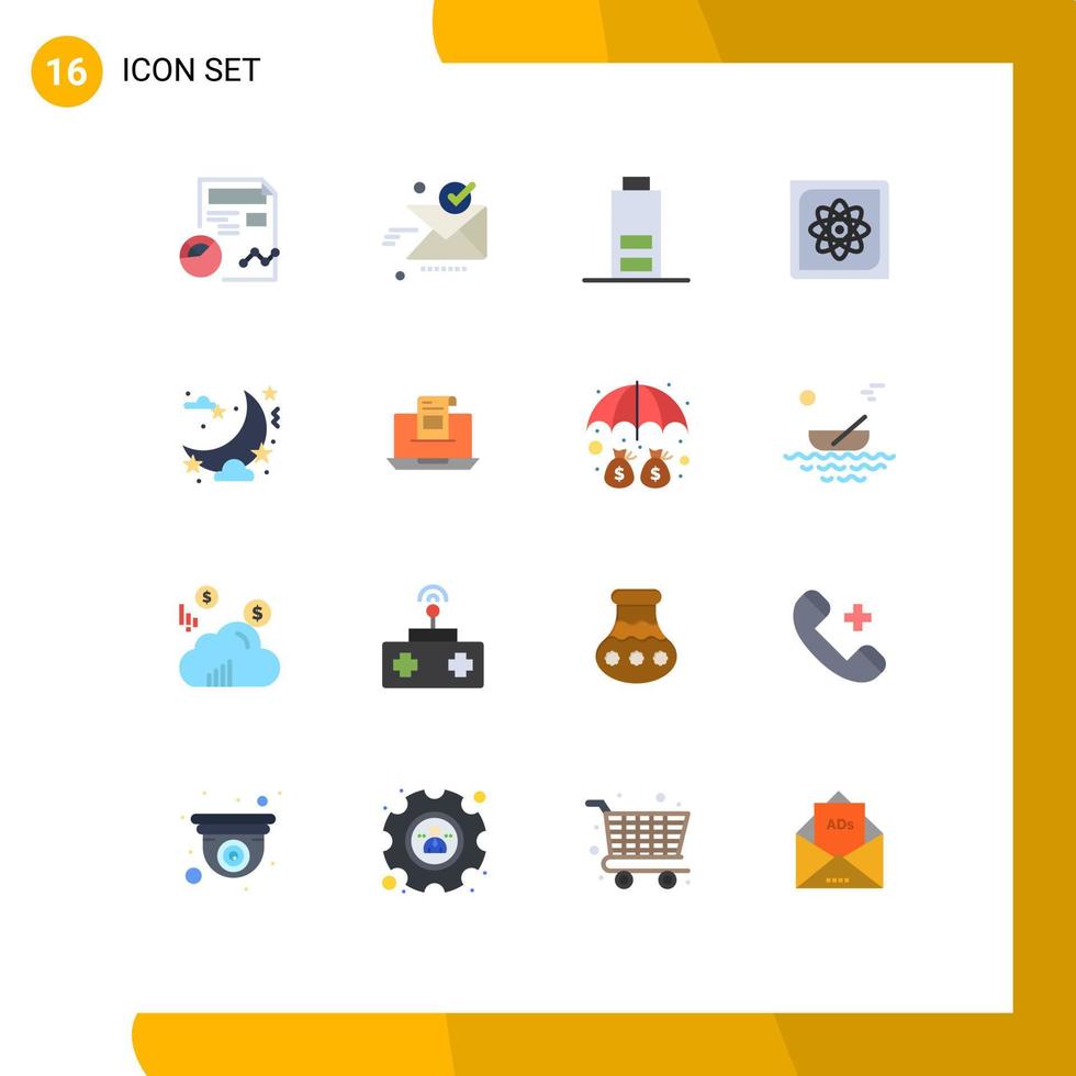 User Interface Pack Of 16 Basic Flat Colors Of Future Computing Ok