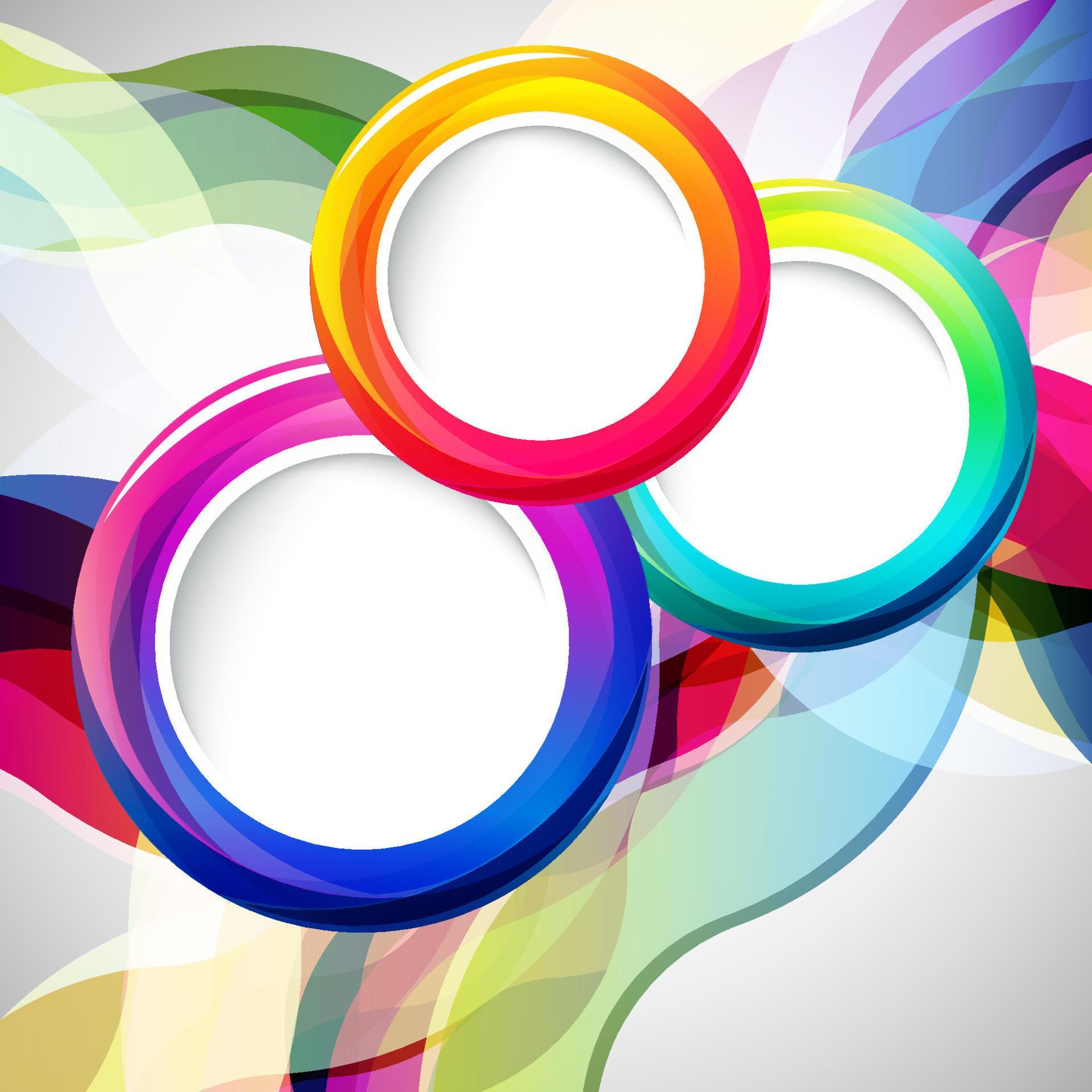 abstract background with round frames. 17023821 Vector Art at Vecteezy