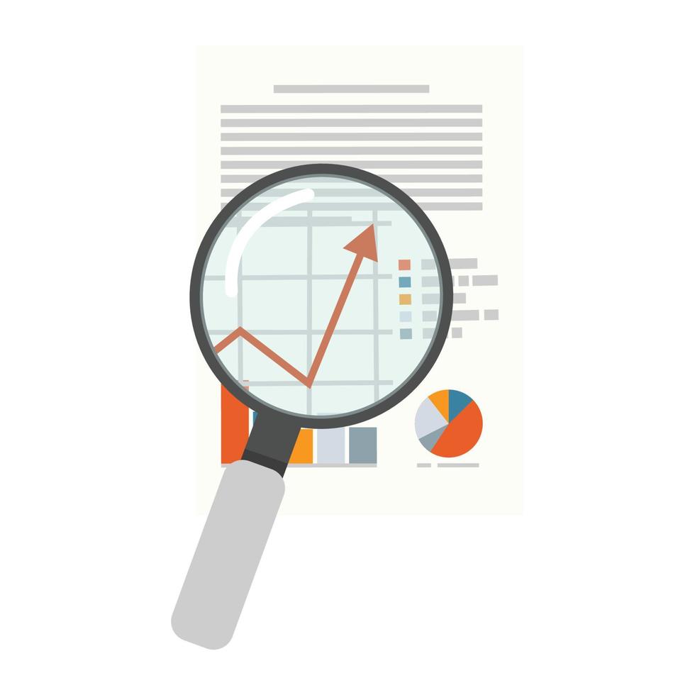 Magnifying glass data analysis sign 17033778 Vector Art at Vecteezy Magnifying glass data analysis sign 17033778 Vector Art at Vecteezy