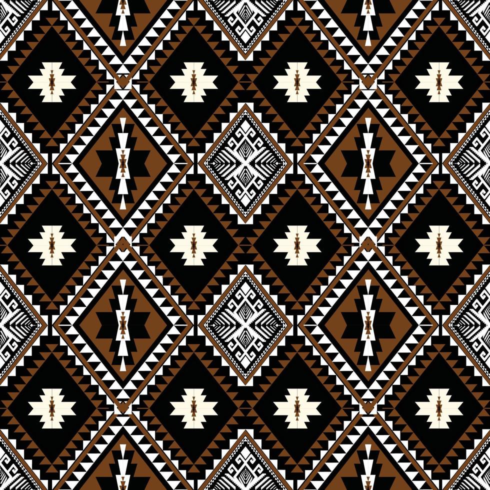 Geometric Ethnic Pattern Vector African American Mexican Western Aztec Motif Striped And
