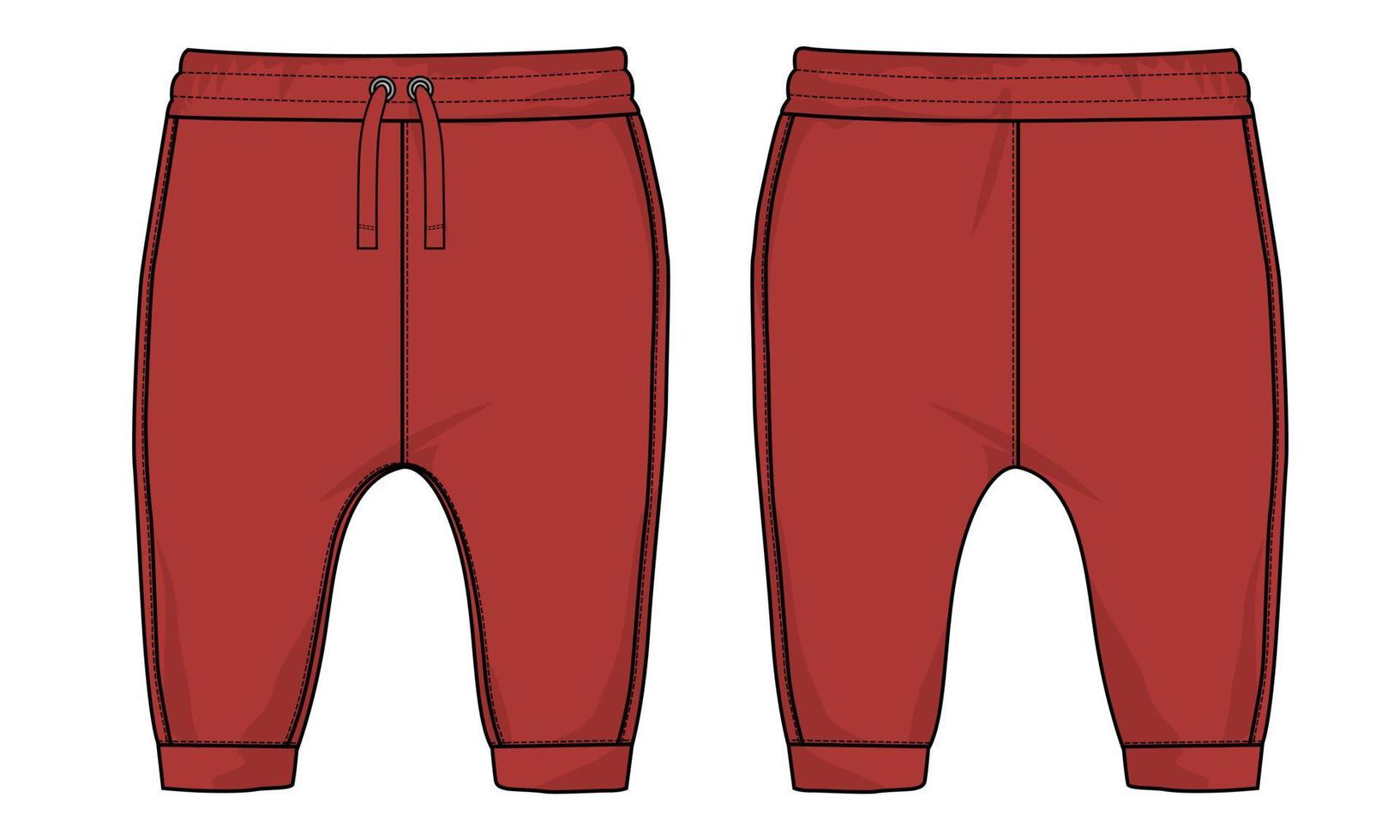 Sweatpants technical fashion Fashion flat sketch vector illustration ... Sweatpants technical fashion Fashion flat sketch vector illustration ...