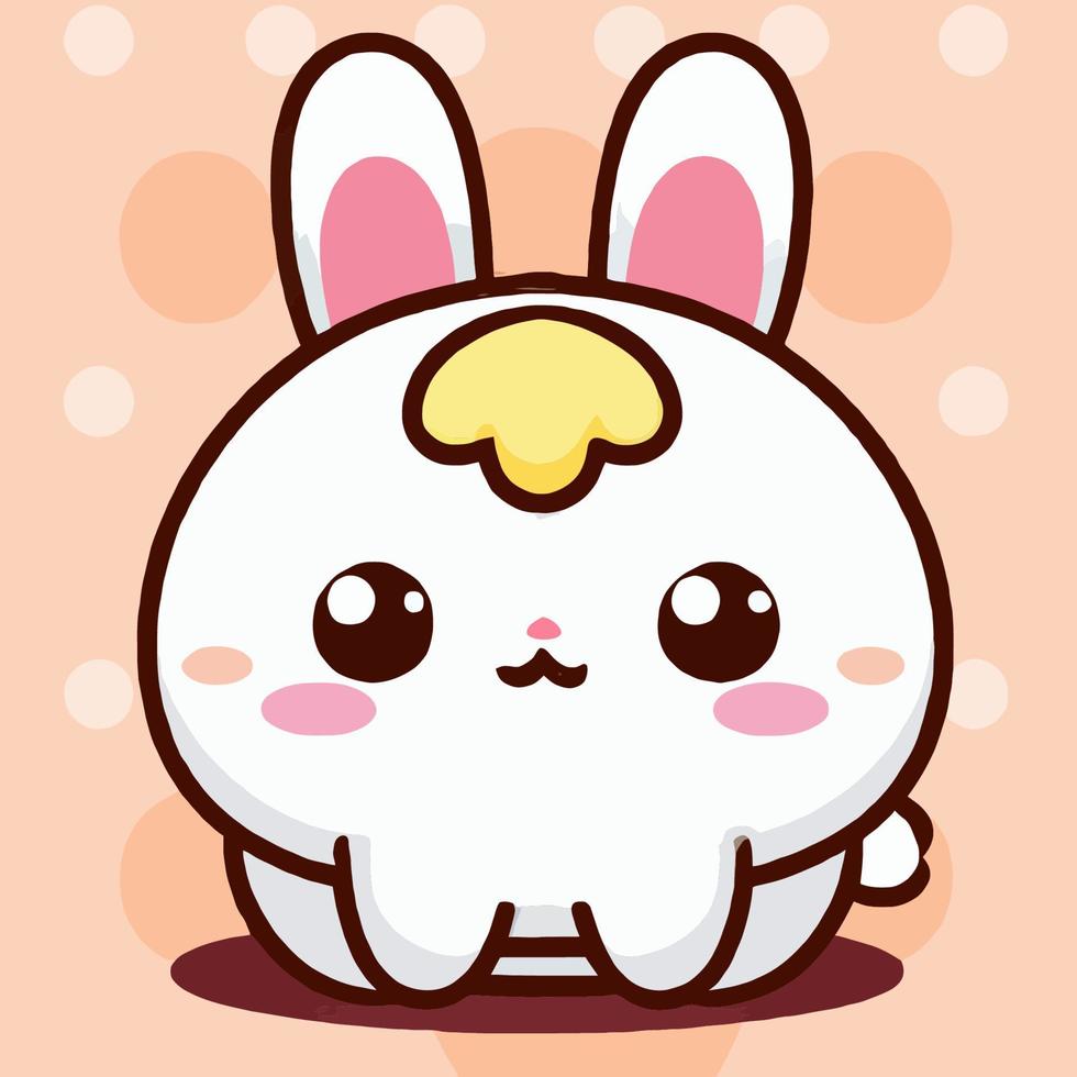 Lindo Dibujo De Conejito Chibi 19 Ideas De Conejos Cute | Dibujos