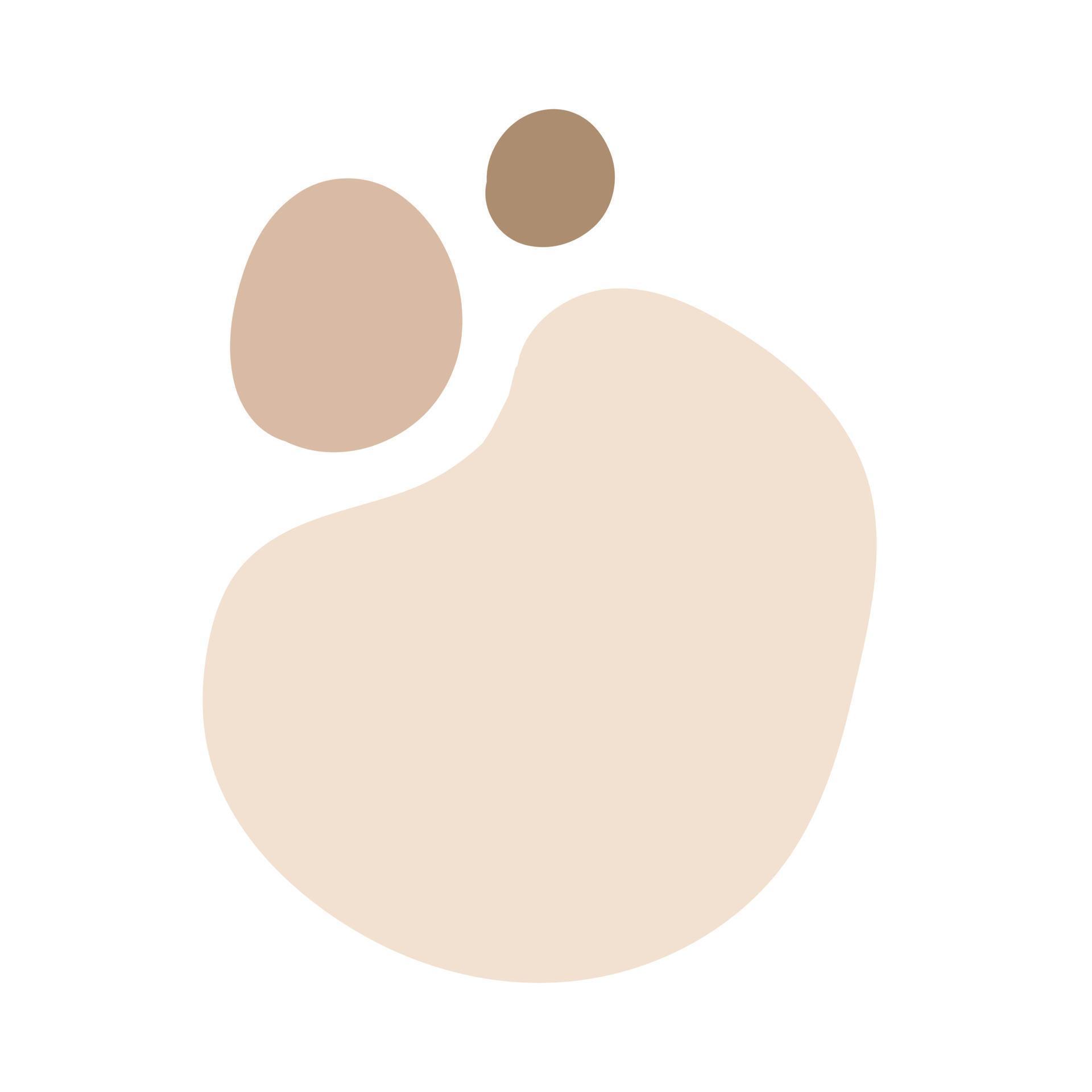 Abstract Boho random blob shapes simple hand drawn doodle art. Modern aesthetic illustrations ...