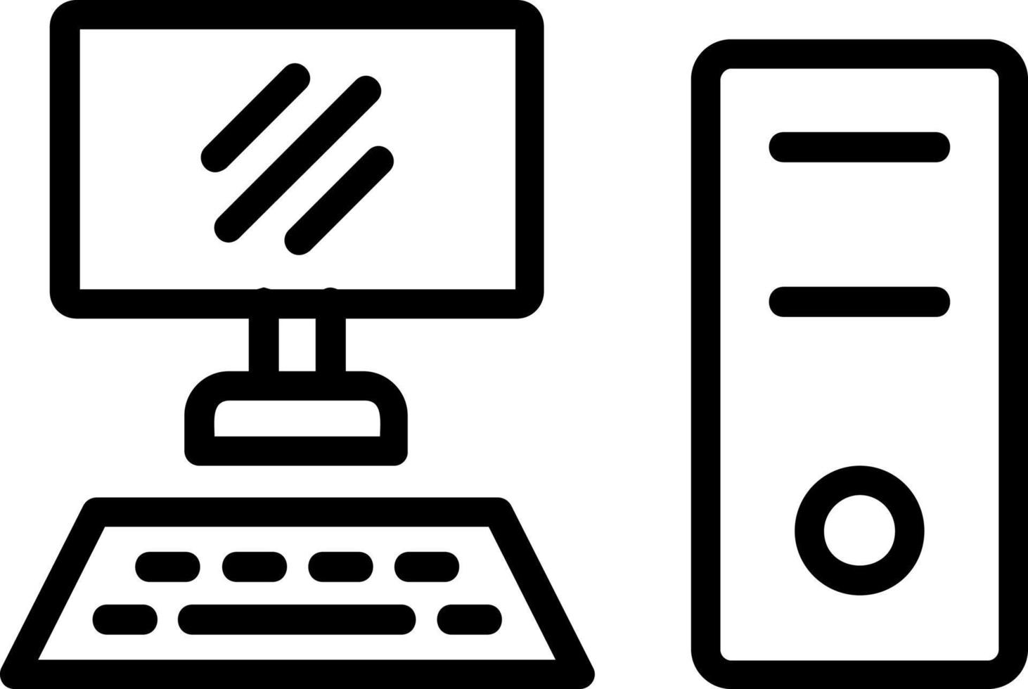 Personal Computer Vector Icon 17048810 Vector Art at Vecteezy