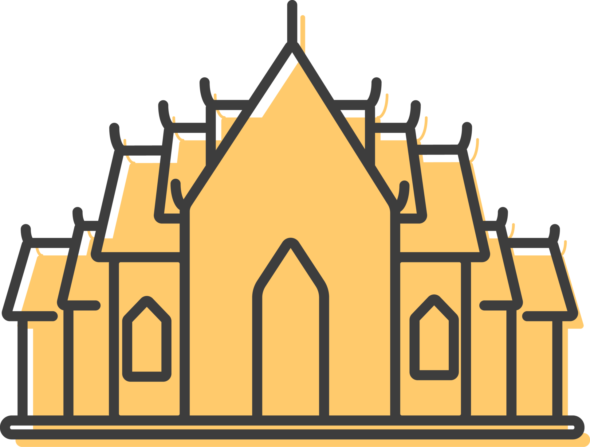 Temple icon, Thailand flat icon. 17052012 PNG Temple icon, Thailand flat icon. 17052012 PNG
