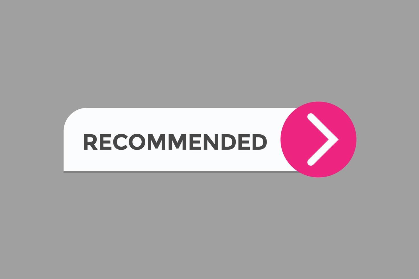 recommended button vectors.sign label speech bubble recommended ... recommended button vectors.sign label speech bubble recommended ...