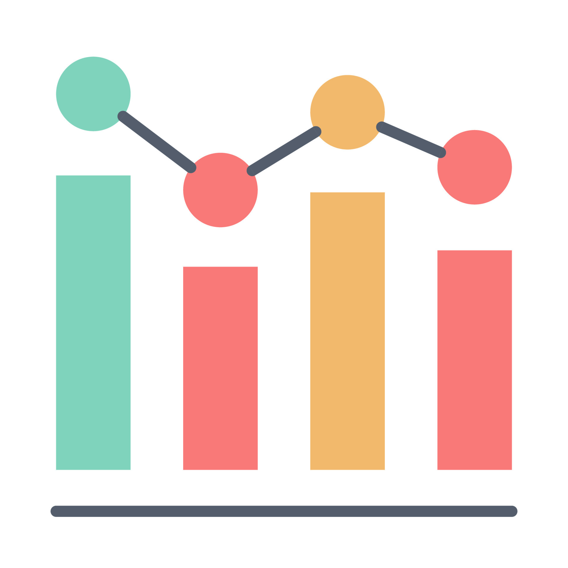 graph icon, suitable for a wide range of digital creative projects ...