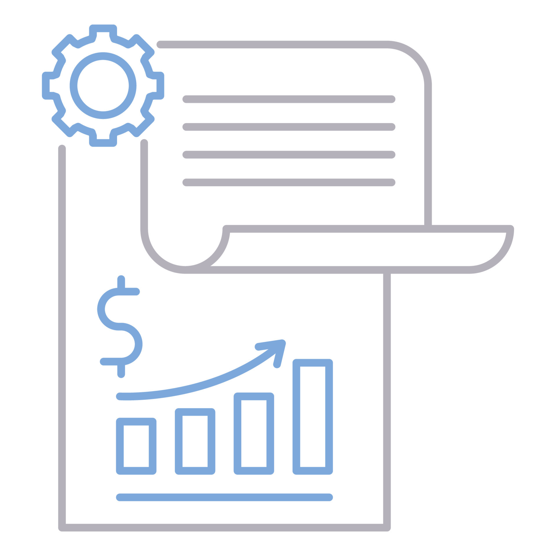 financial report icon, suitable for a wide range of digital creative ...