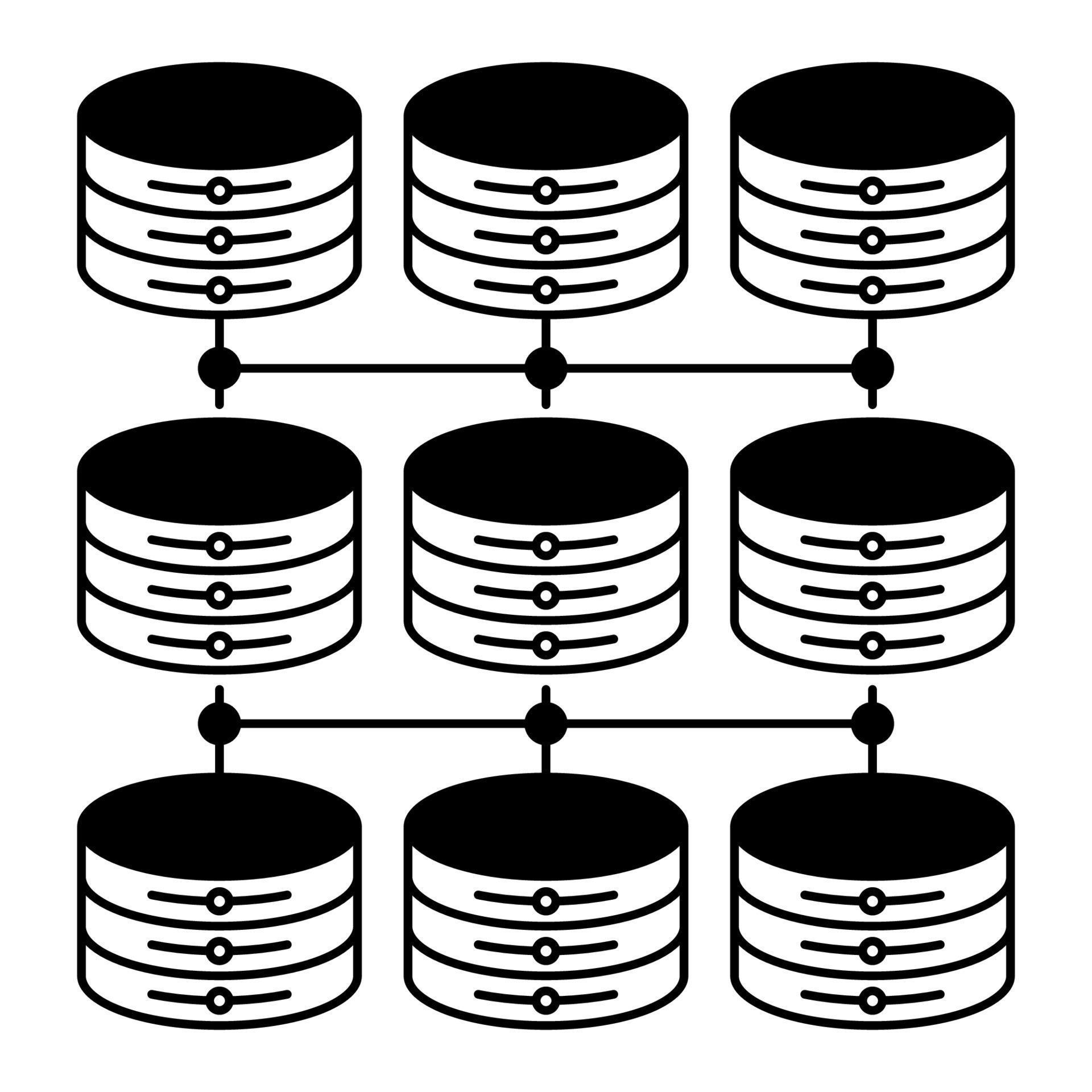 structured data icon, suitable for a wide range of digital creative ...