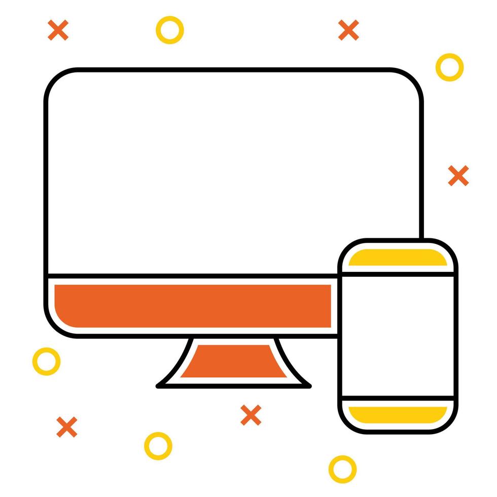 devices icon, suitable for a wide range of digital creative projects ...