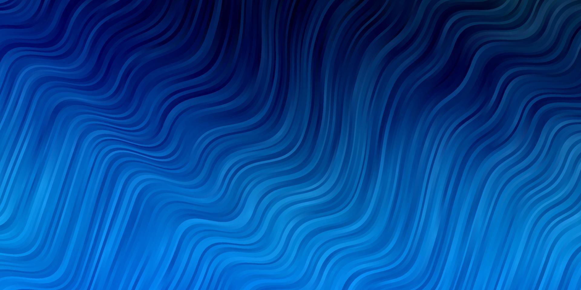 Light BLUE vector pattern with curved lines. 17059884 Vector Art at ...