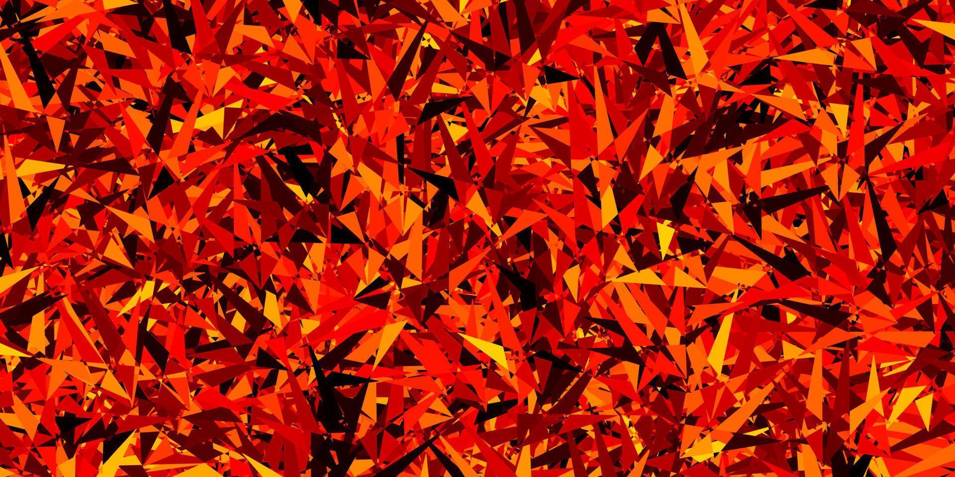 Dark Orange Vector Layout With Lines Triangles 17059892 Vector Art At Vecteezy