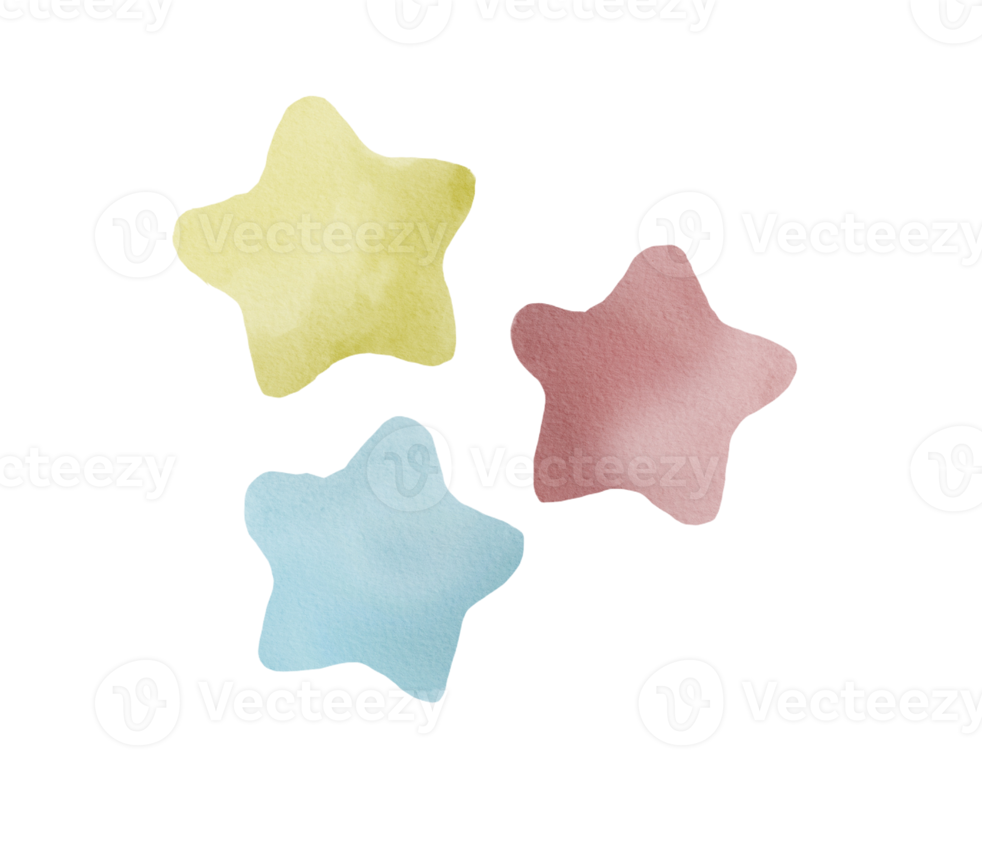 pastel yellow red blue watercolor stars illustration 17060505 PNG pastel yellow red blue watercolor stars illustration 17060505 PNG