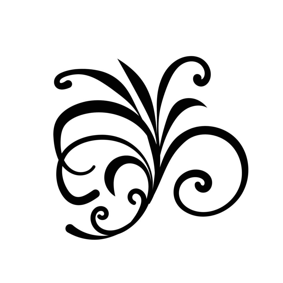 Black And White Scroll Patterns