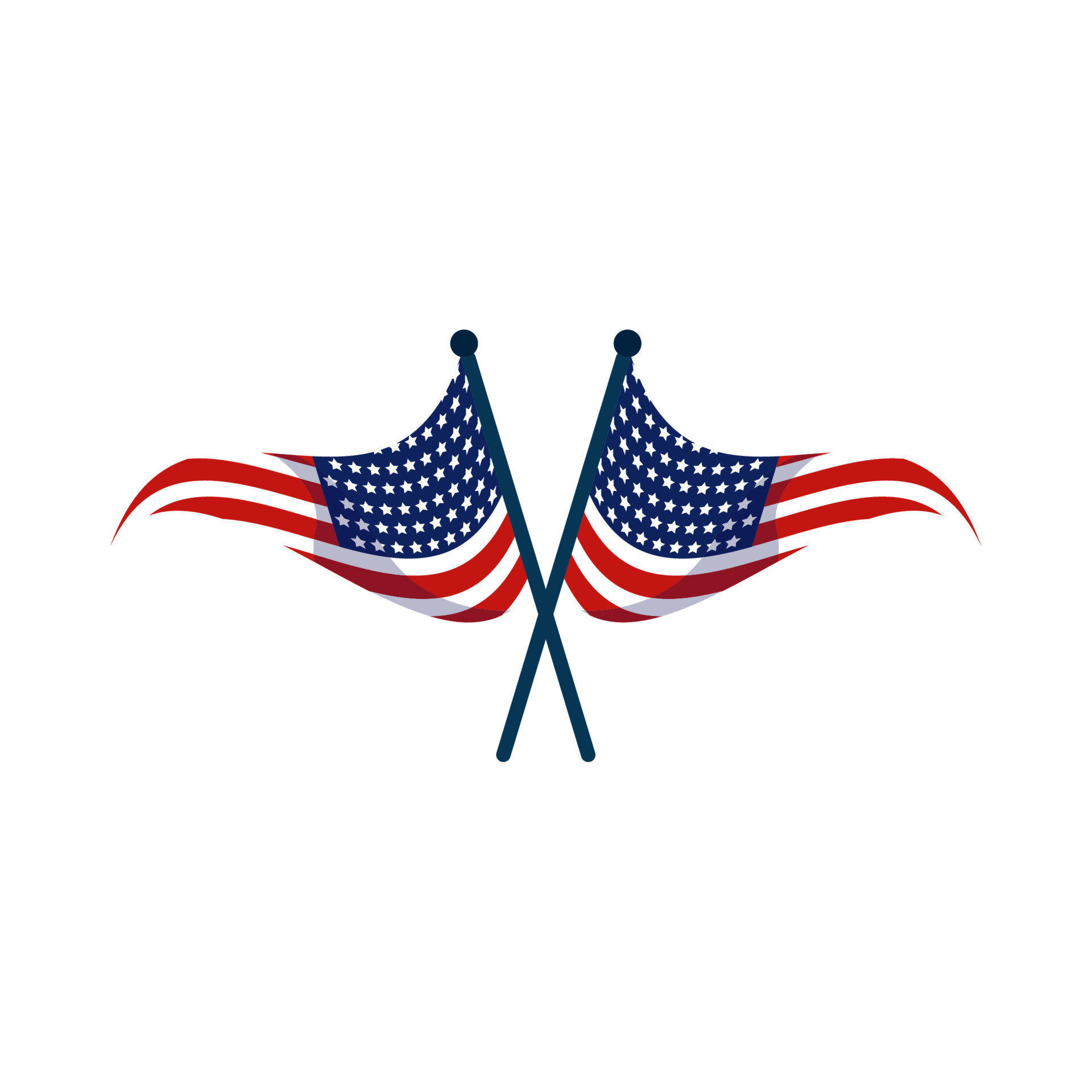 crossed american flags 17063529 Vector Art at Vecteezy crossed american flags 17063529 Vector Art at Vecteezy