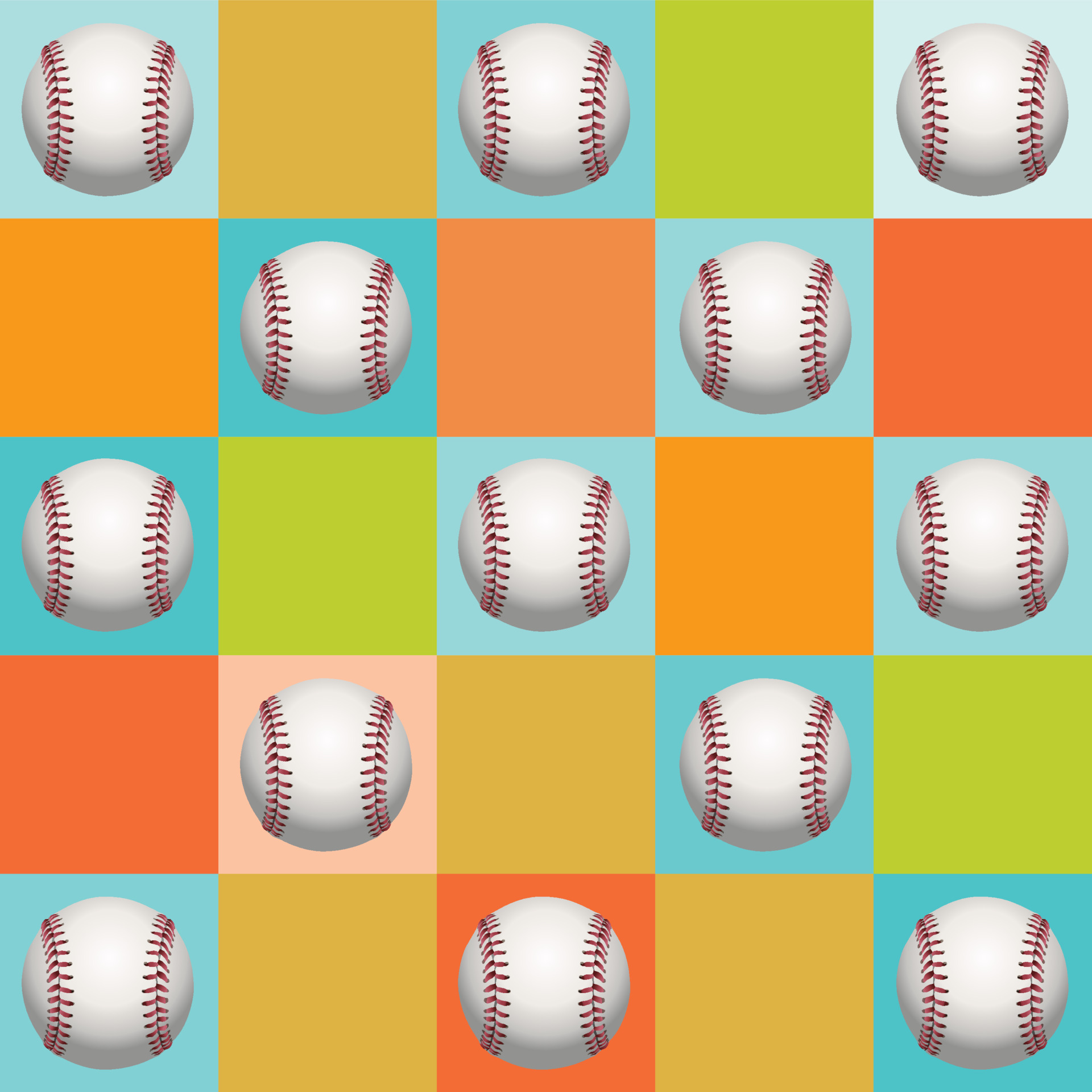 Baseball Pattern Background 17064821 Vector Art at Vecteezy