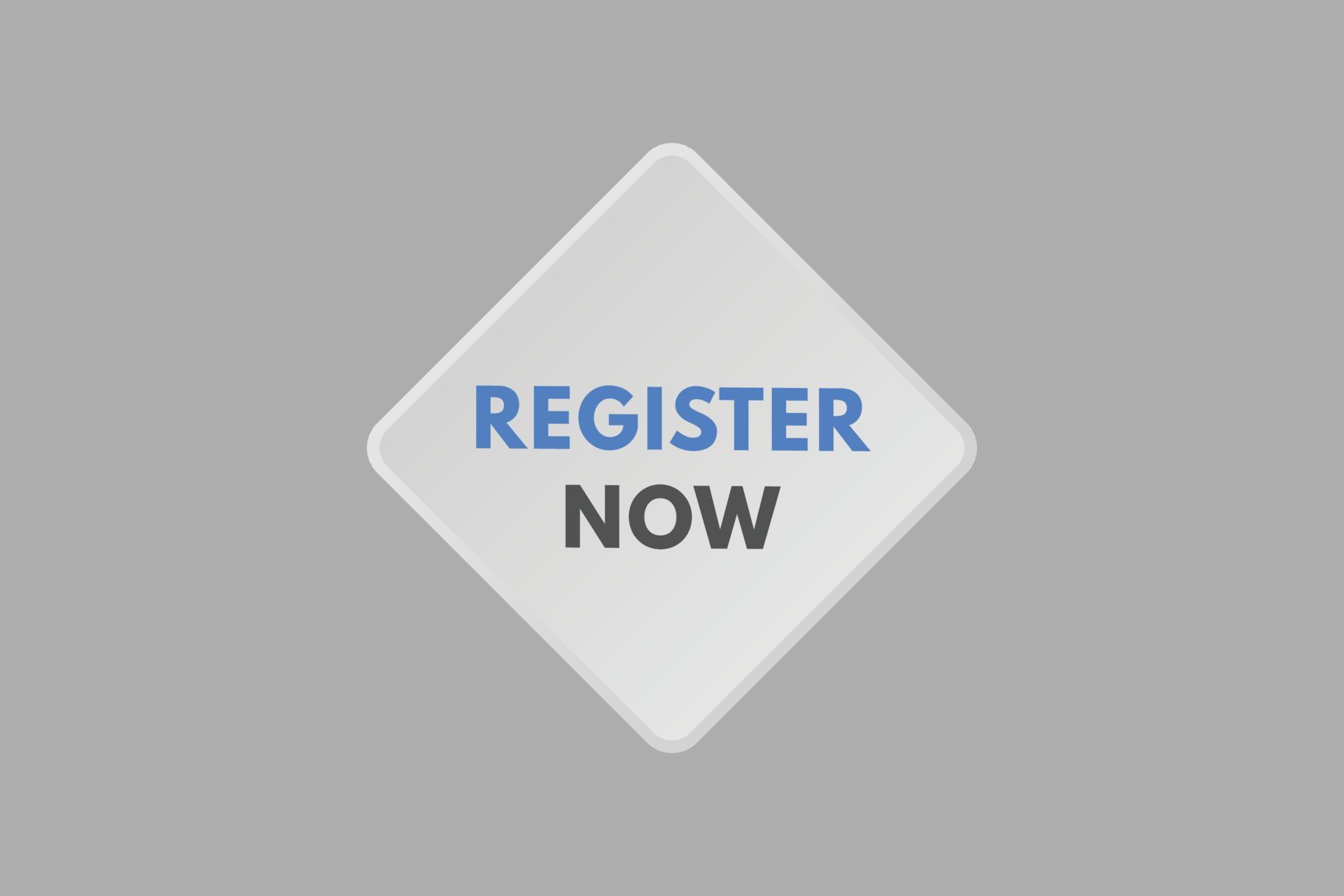 register now text Button. register now Sign Icon Label Sticker Web Buttons 17065333 Vector Art ...