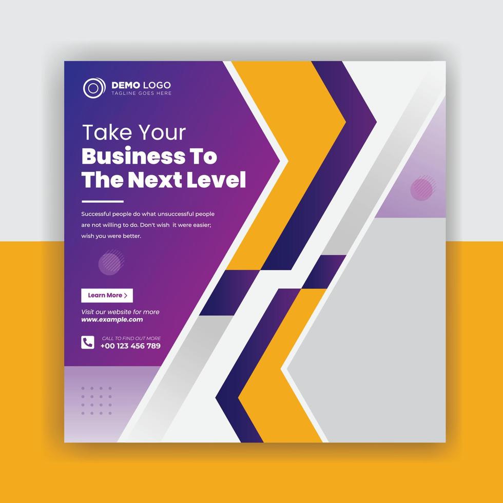 Social Media Template Design 17065714 Vector Art at Vecteezy