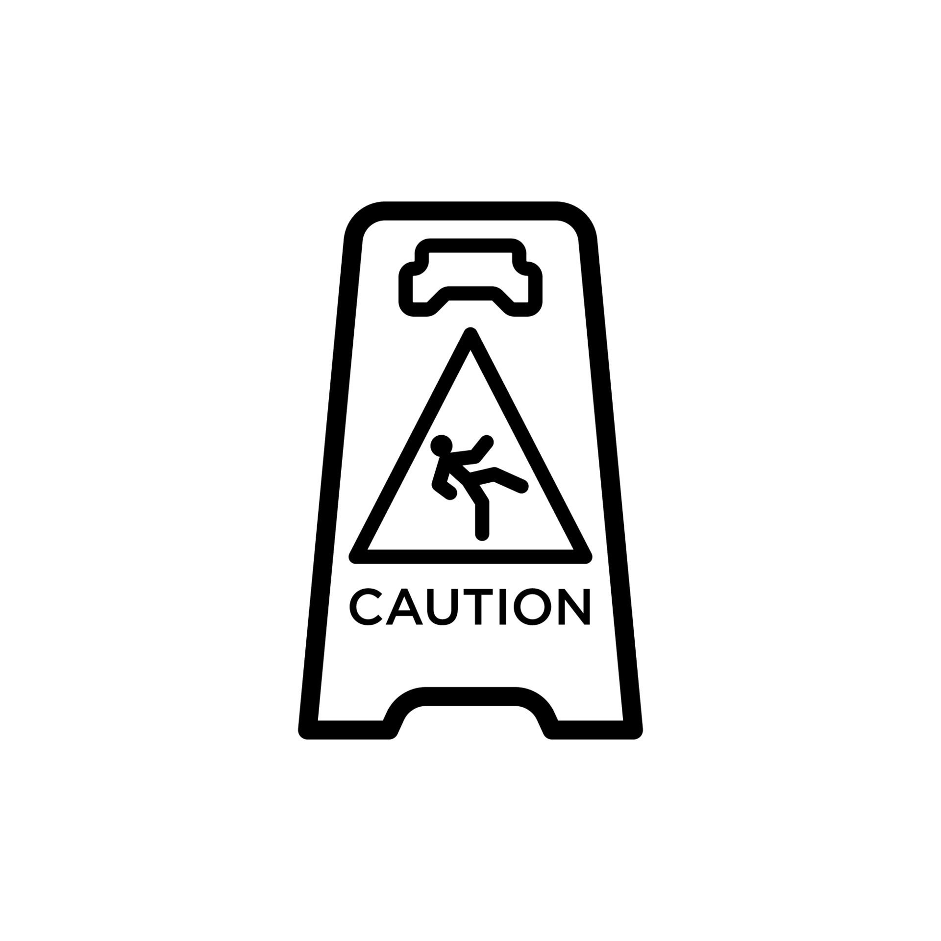 Caution Wet Floor Icon Vector Illustration Design 17066820 Vector Art