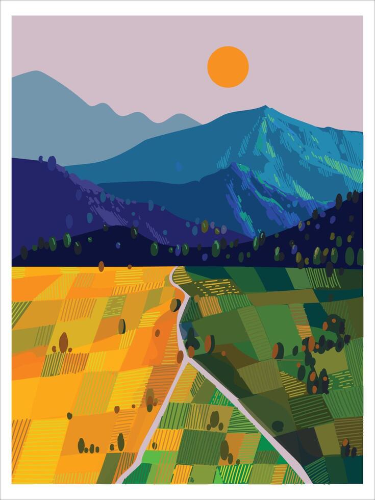 Nature Landscape Vector Art, Icons, and Graphics for Free Download